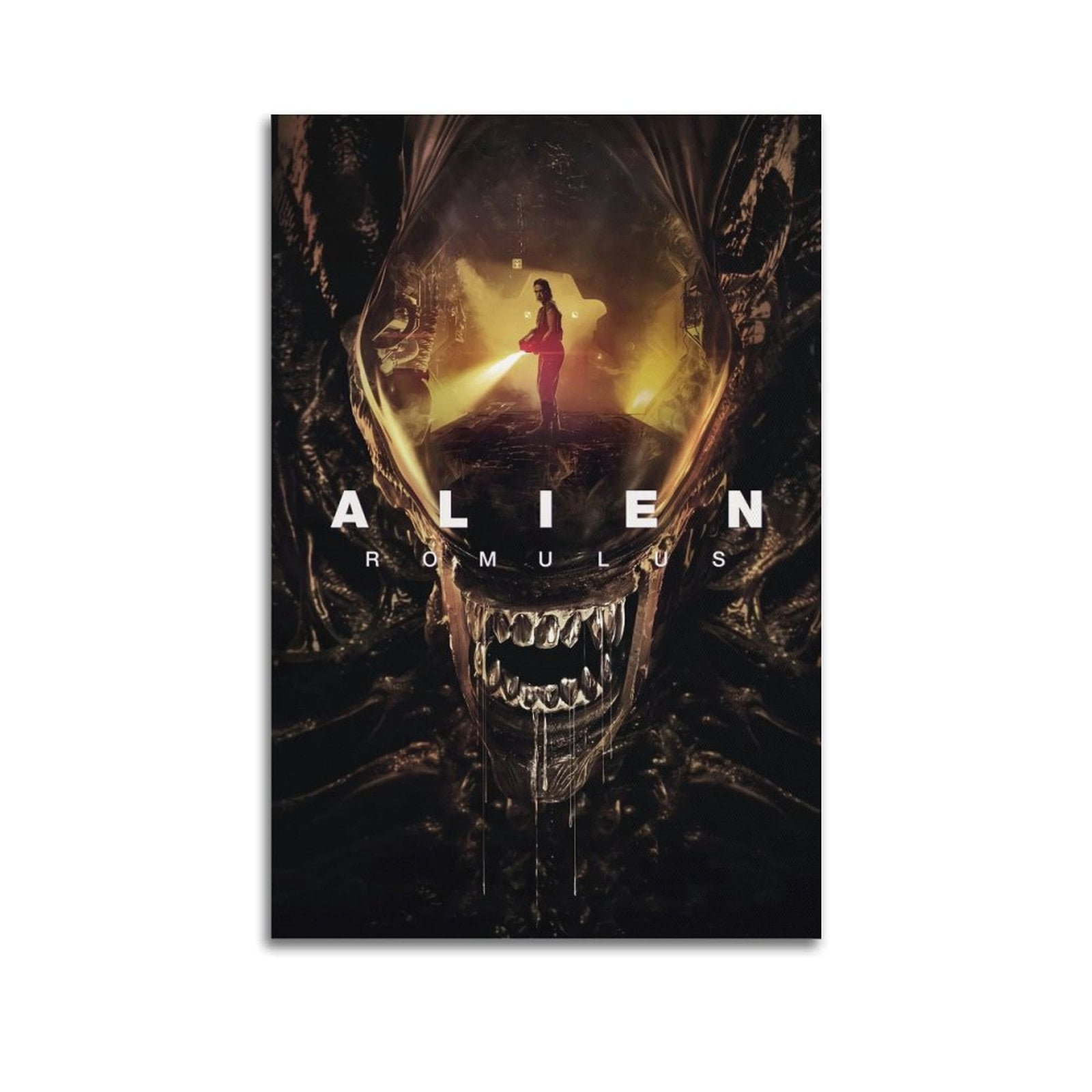 Alien Romulus Poster Wall Art Canvas Aesthetic Music And Movies ...
