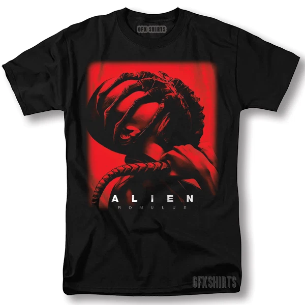 Alien Romulus Shirt Classic Movie Poster Vintage Graphic Design T-Shirt ...