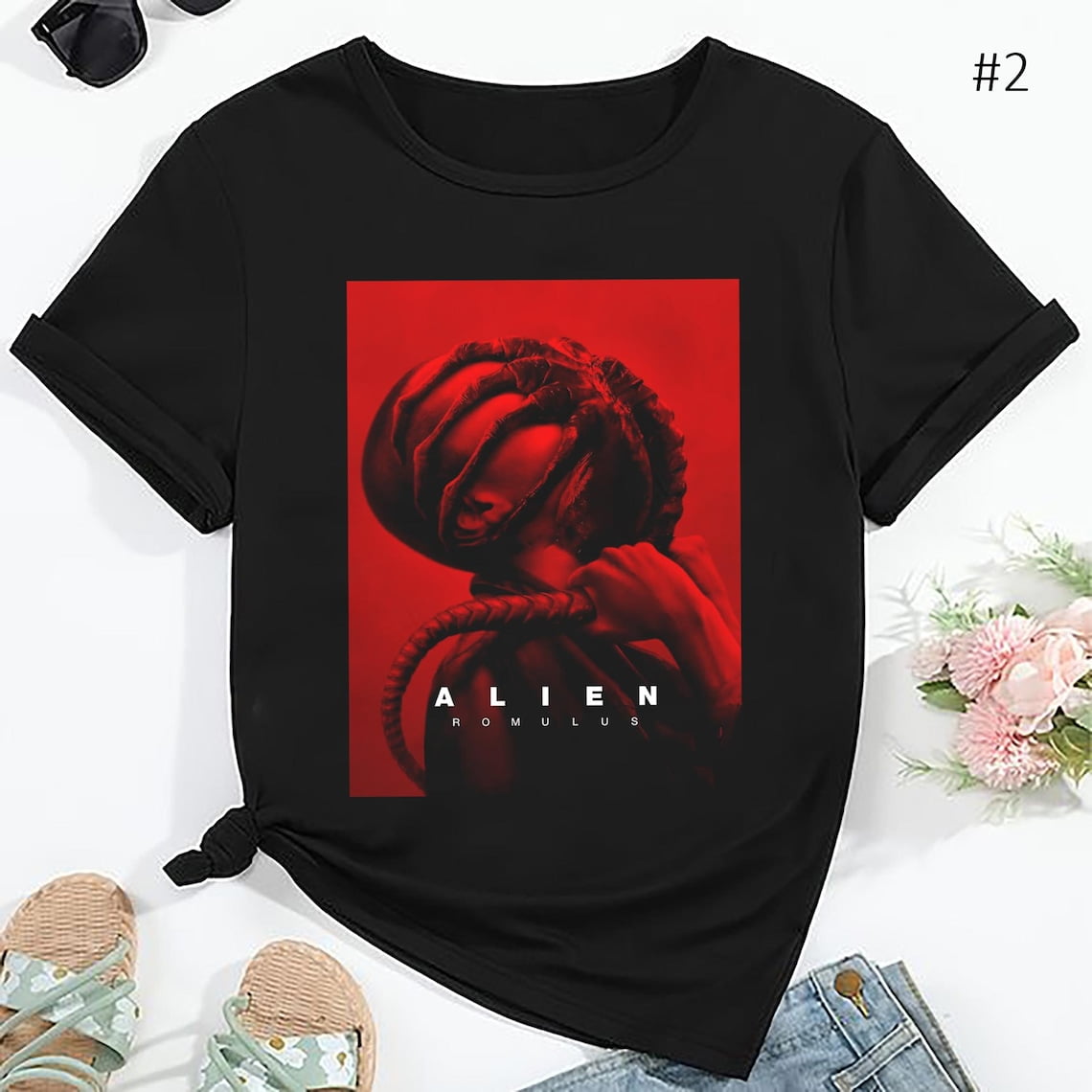 Alien Romulus Shirt, Xenomorph Alien Shirt, Halloween Movie Shirt ...