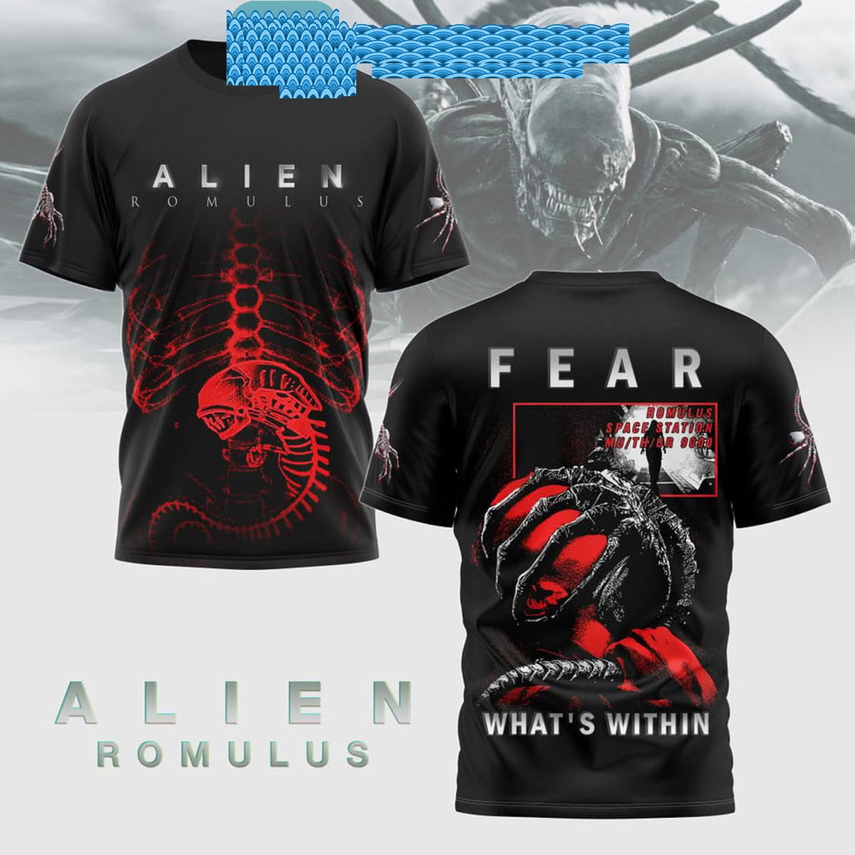 Alien Romulus Space Station Fear Whats Within Hoodie T-Shirt - Walmart.com