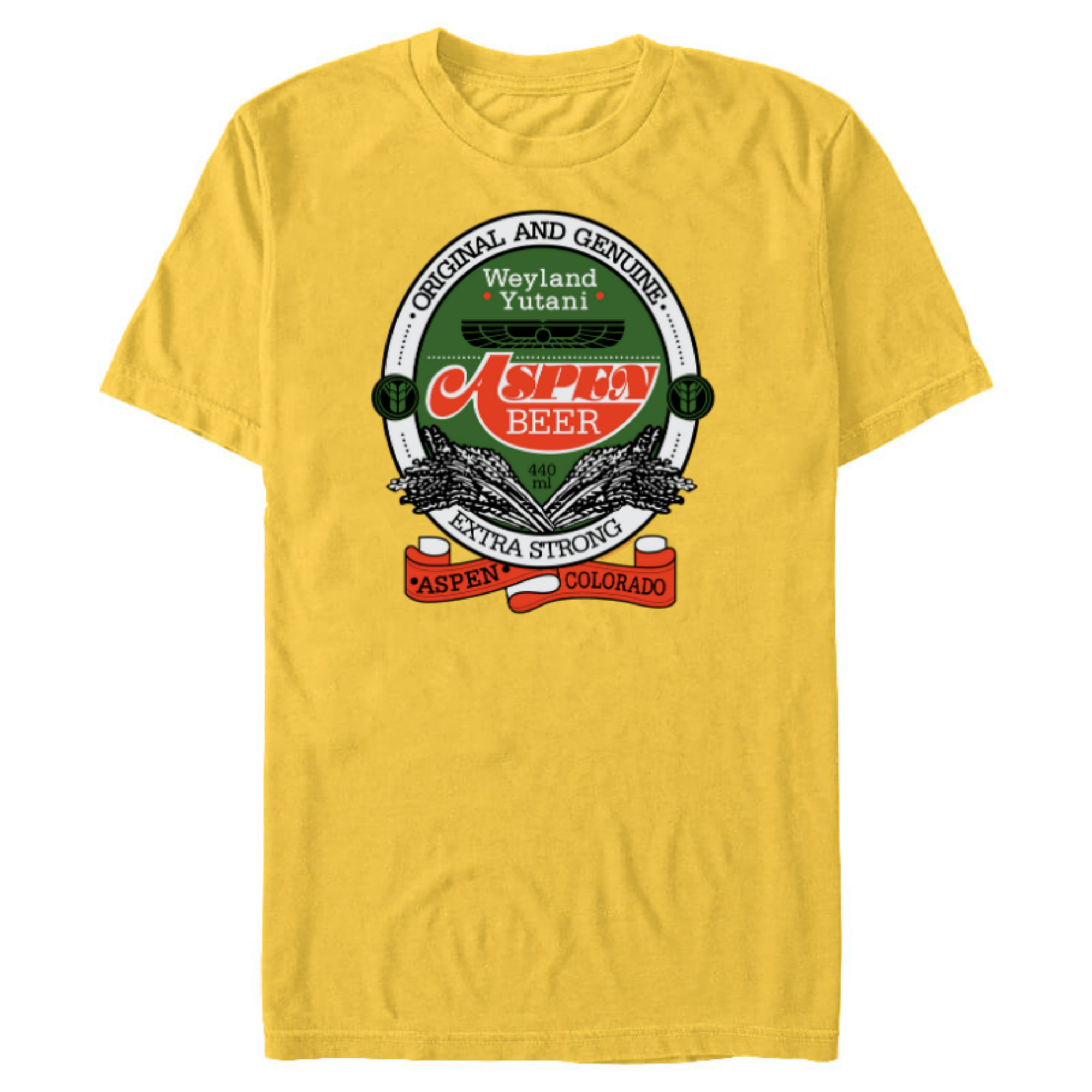 Alien: Romulus Weyland-Yutani Aspen Beer Logo - Short Sleeve Blended T ...