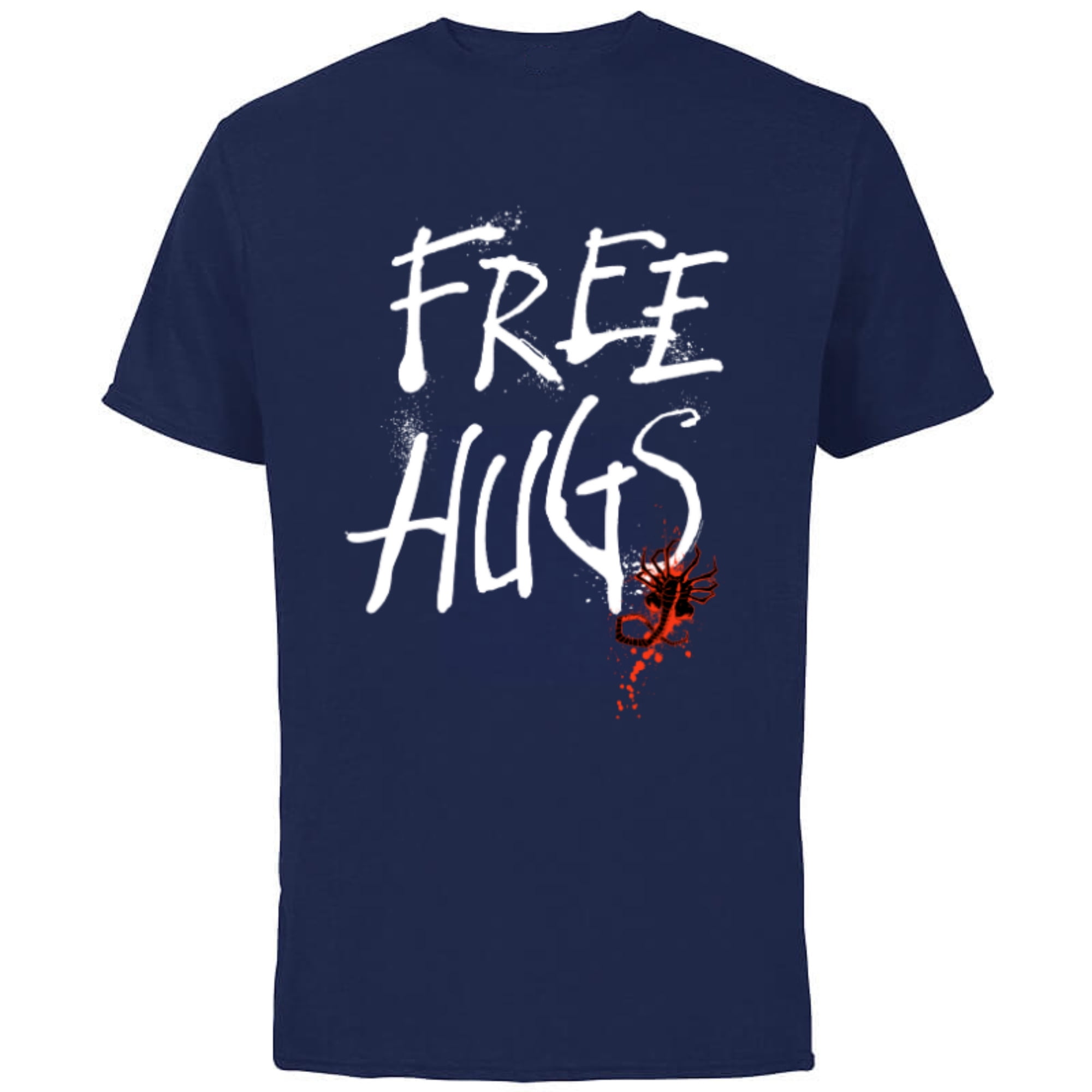 Alien: Romulus Xenomorph Facehugger Free Hugs - Short Sleeve Cotton T ...