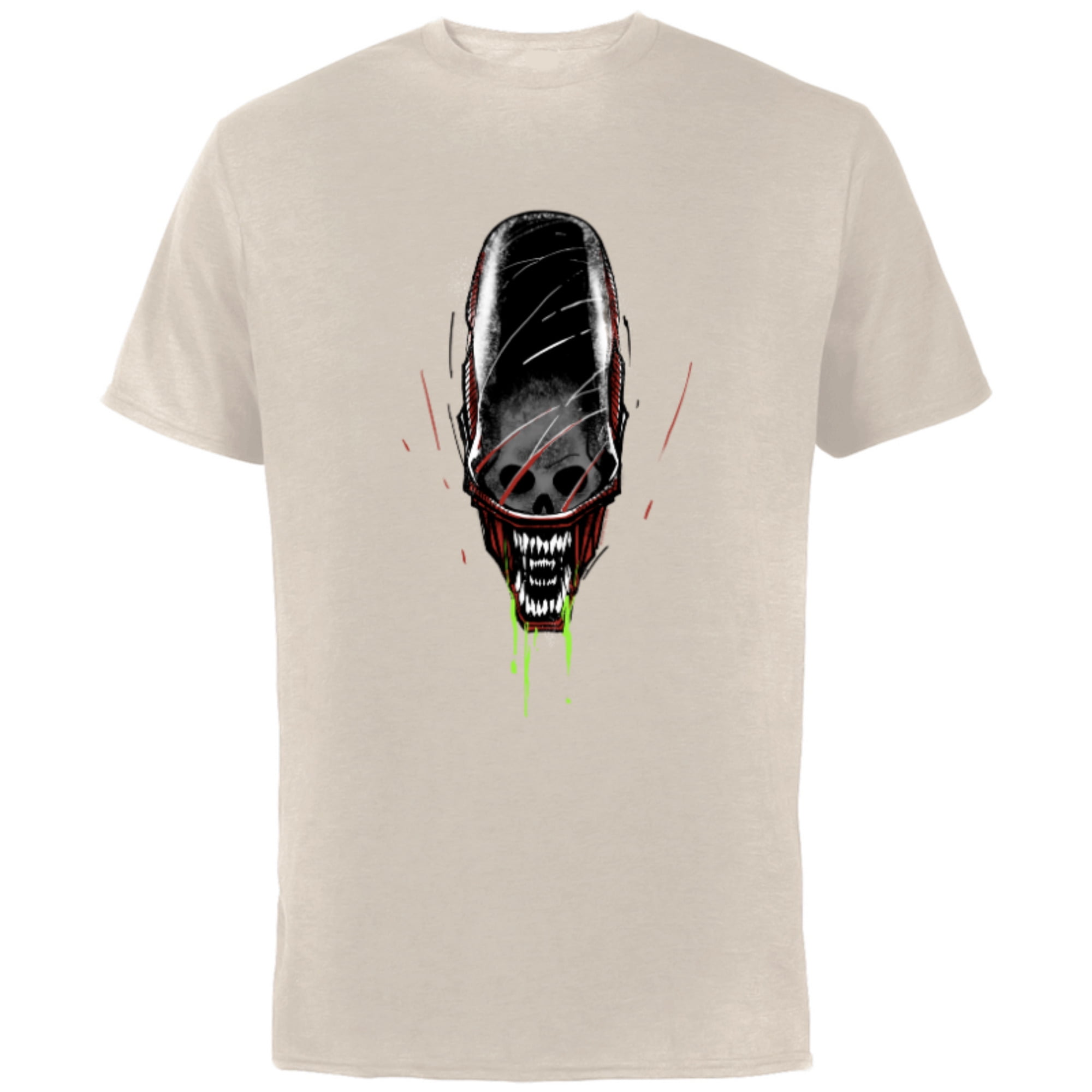 Alien: Romulus Xenomorph Head Skull and Double Jaws Art - Short Sleeve ...