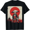 Alien Samurai Japanese Art Funny UFO Ukiyoe Sci Fi Graphic Unisex T ...