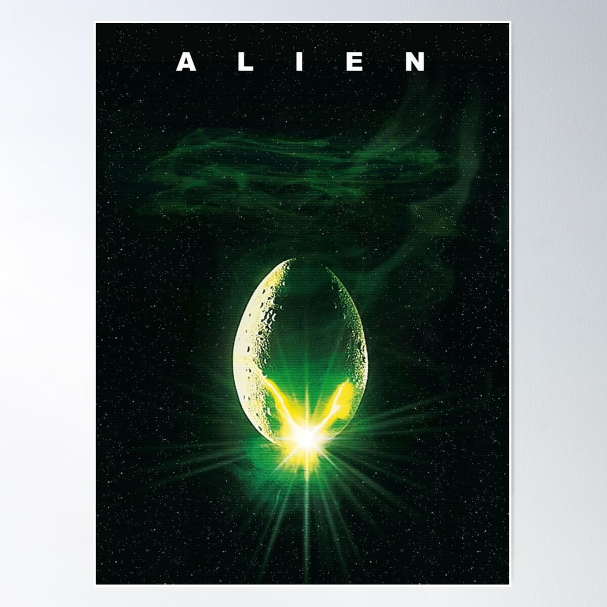 Alien Scifi Poster Wall Art, Modern Wall Decor For Living Room Bedroom ...