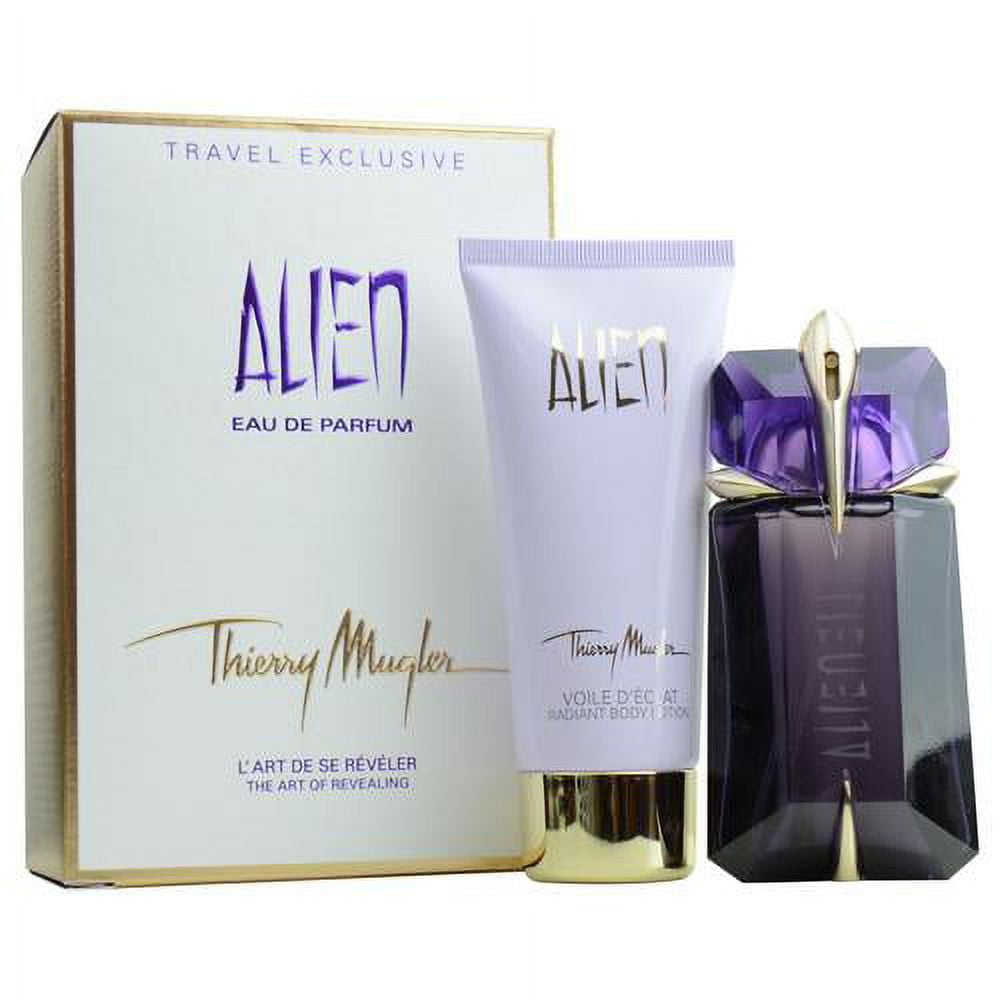 Alien Set-Eau De Parfum Spray 2 Oz & Radiant Body Lotion 3.4 Oz (Trave ...