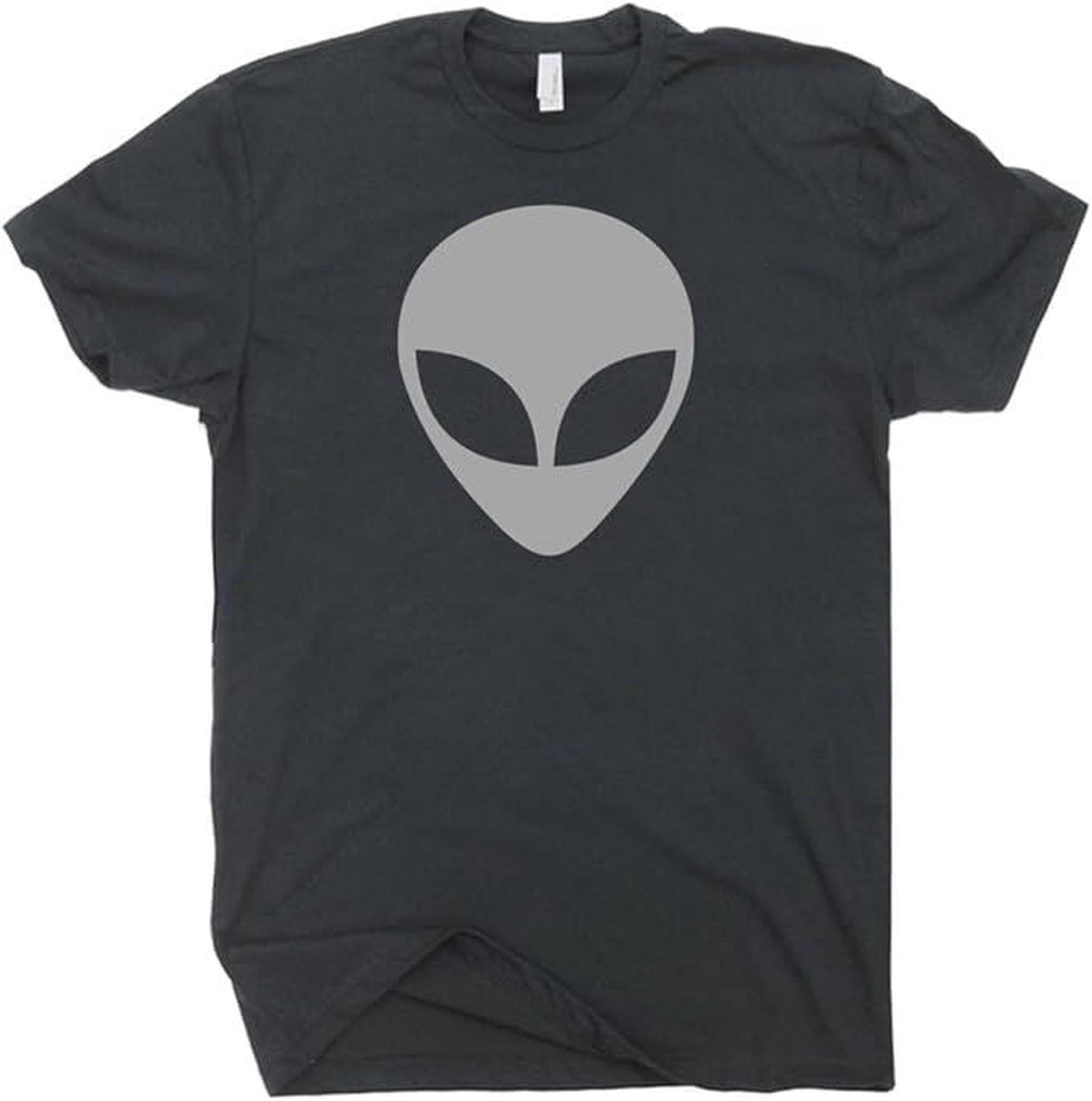 Alien Shirt Cool UFO Alien Head Symbol Believe Area 51 Tee Weird ...
