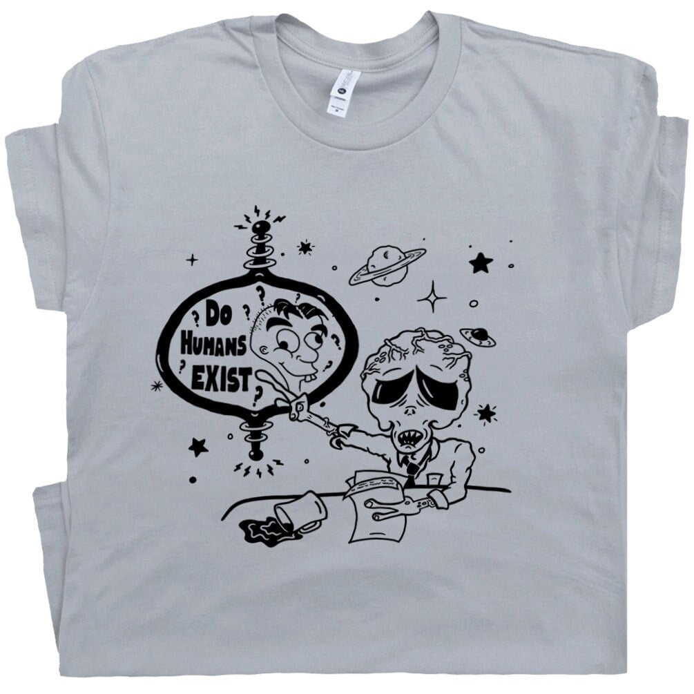 Alien Shirts Alien News T Shirt Cool UFO Shirt for Men Women Kids Funny ...