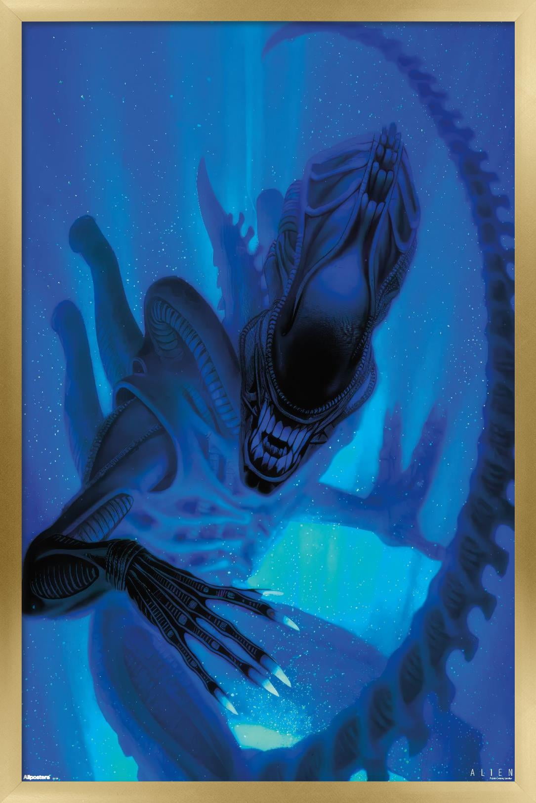 Alien - Smile Wall Poster, 22.375" x 34" Framed - Walmart.com
