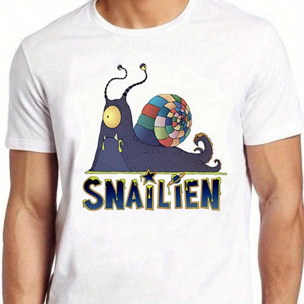 Alien Snail Slug Ufo Printed, Comfortable, Soft And Breathable T-Shirt ...