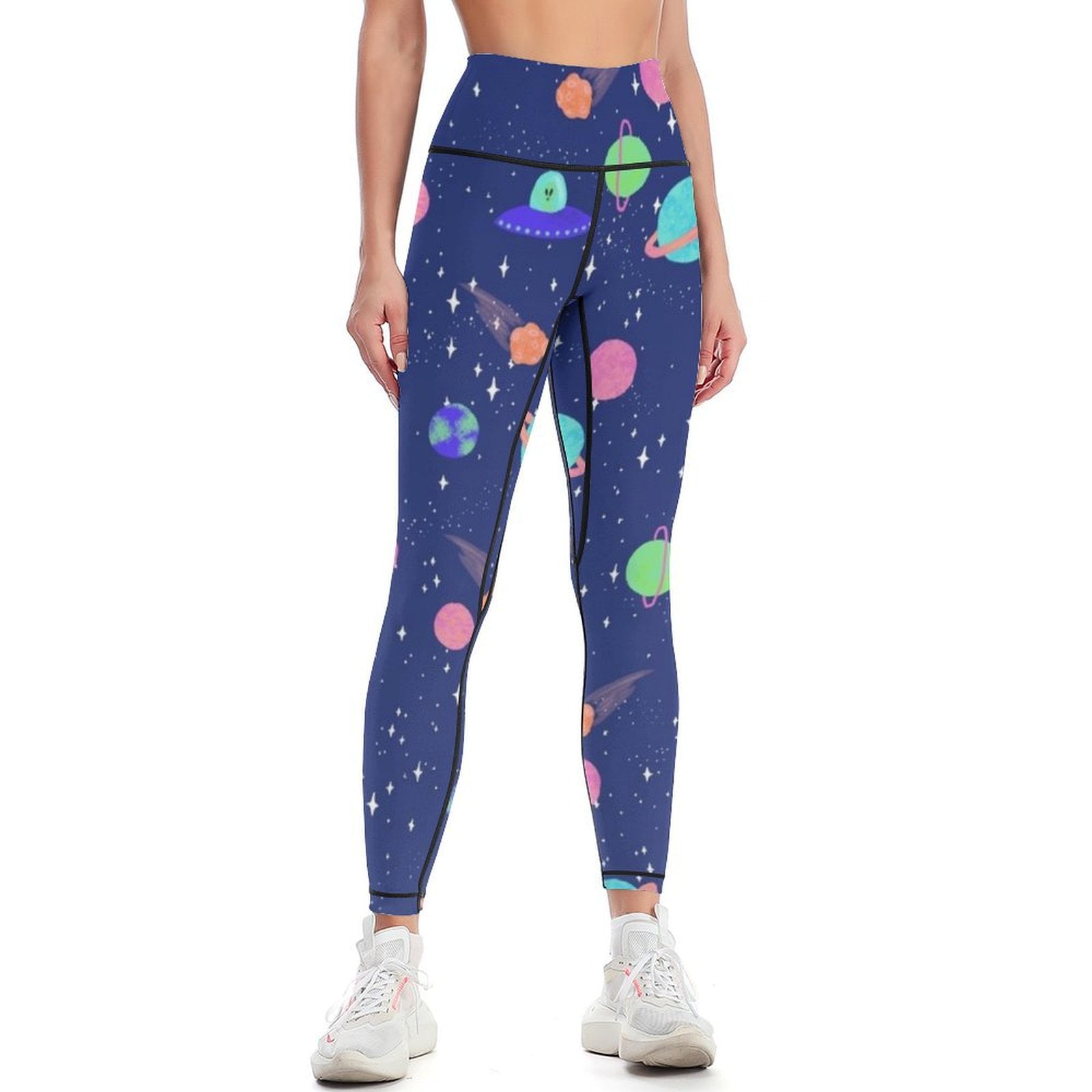 Alien Space Party Leggings gym sportswear woman sports for push up ...