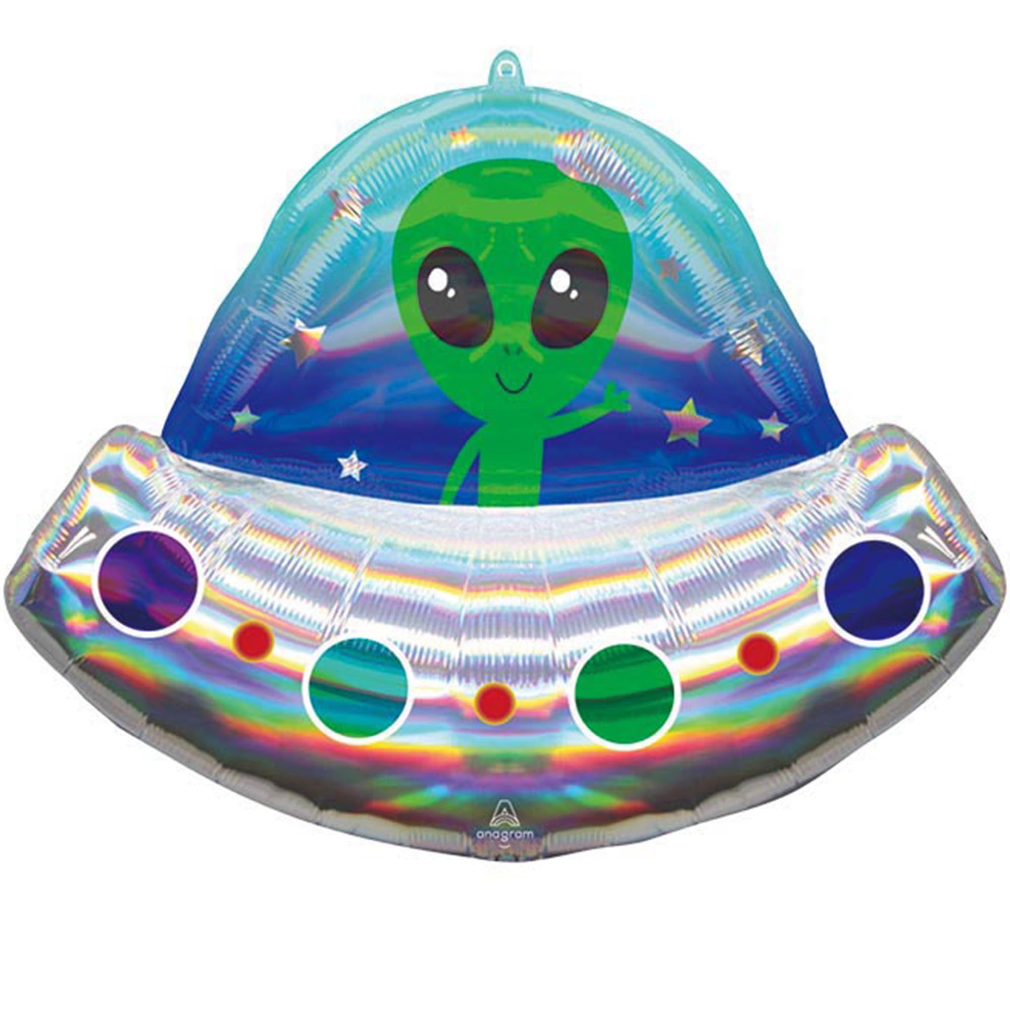 Alien Space Ship Foil Balloon 28" - Walmart.com