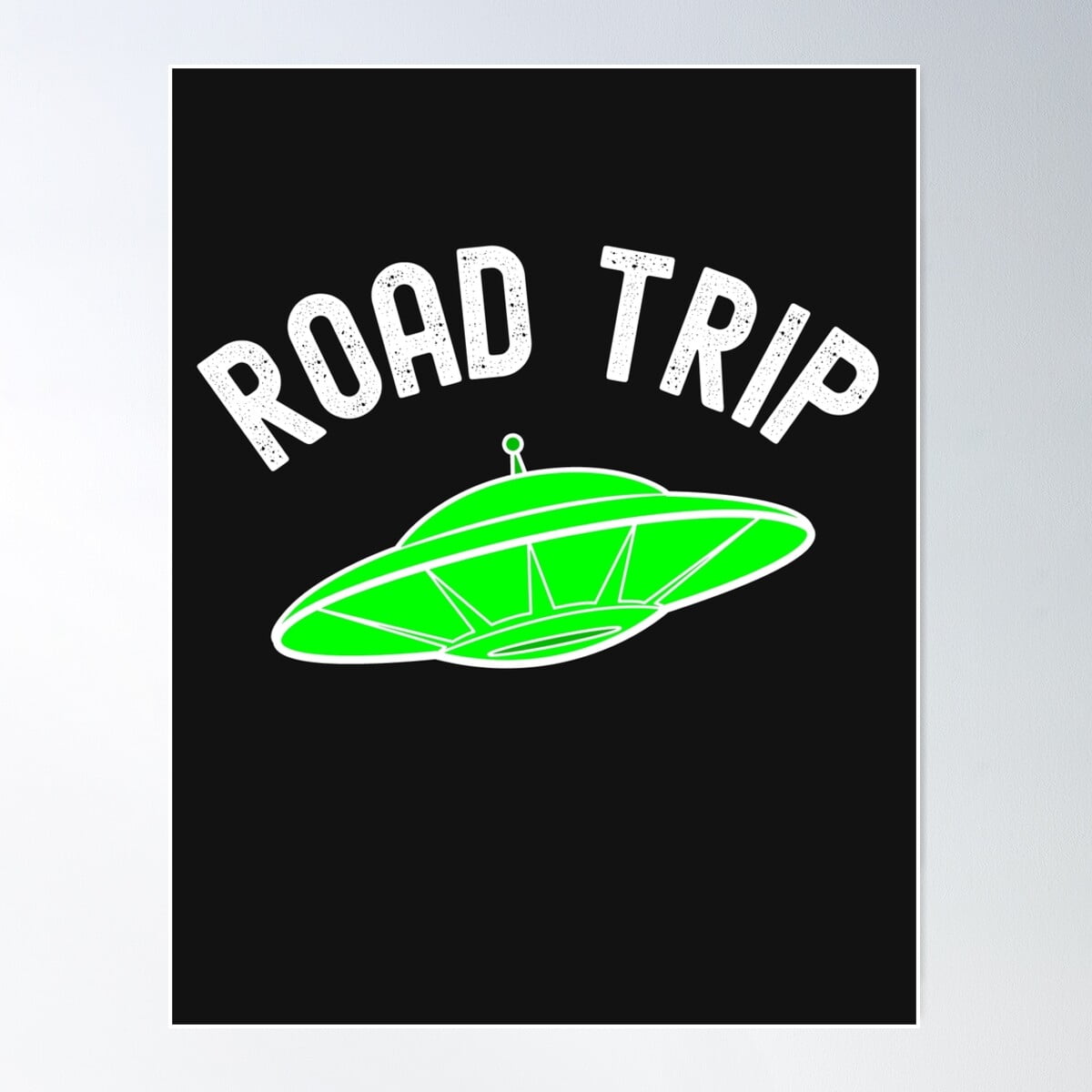Alien Space Ship,Road Trip Area 51 Poster Wall Art, Modern Wall Decor ...