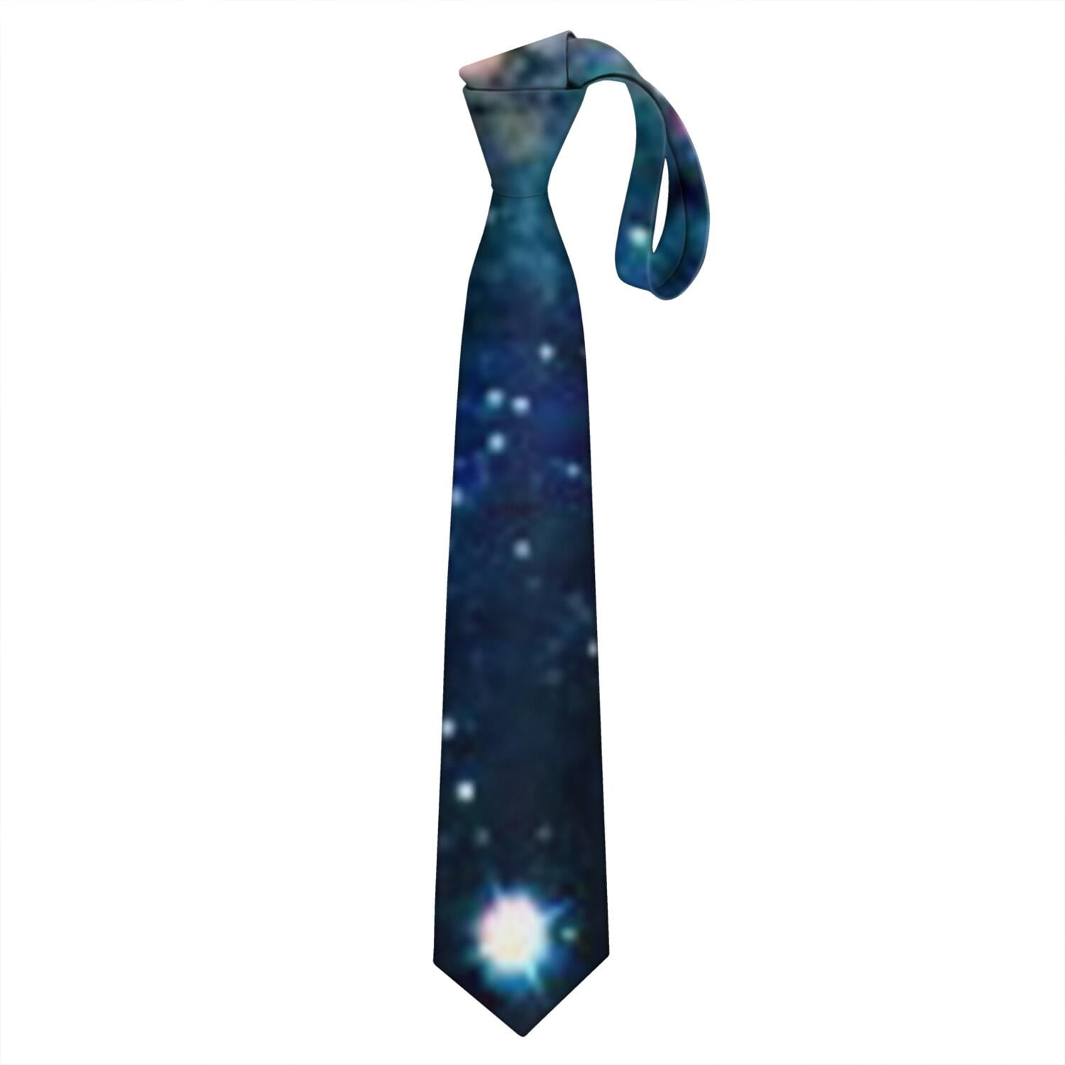 Alien Spacecraft Galaxy Aesthetic Men's Tie - Classic Satin Formal Tie ...