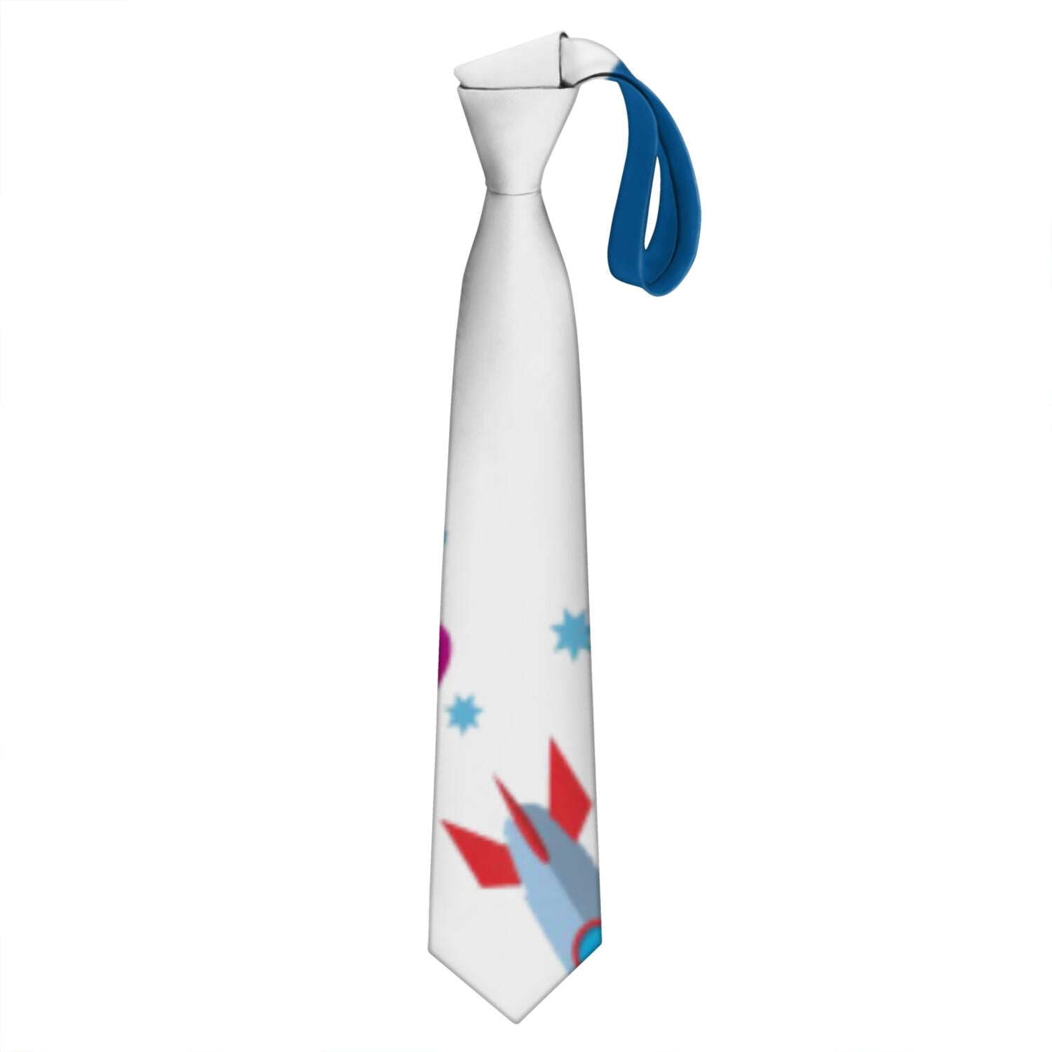 Alien Spacecraft Galaxy Aesthetic Men's Tie - Classic Satin Formal Tie ...