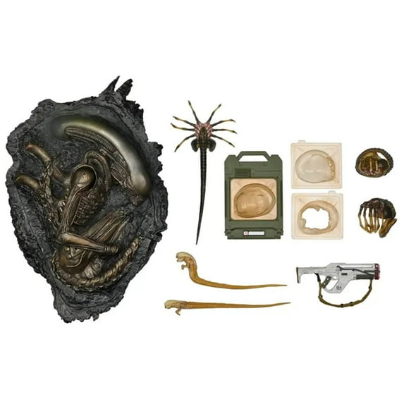 Alien Spaceship Model with LED Lighting, Detailed Interior, Xenomorph ...