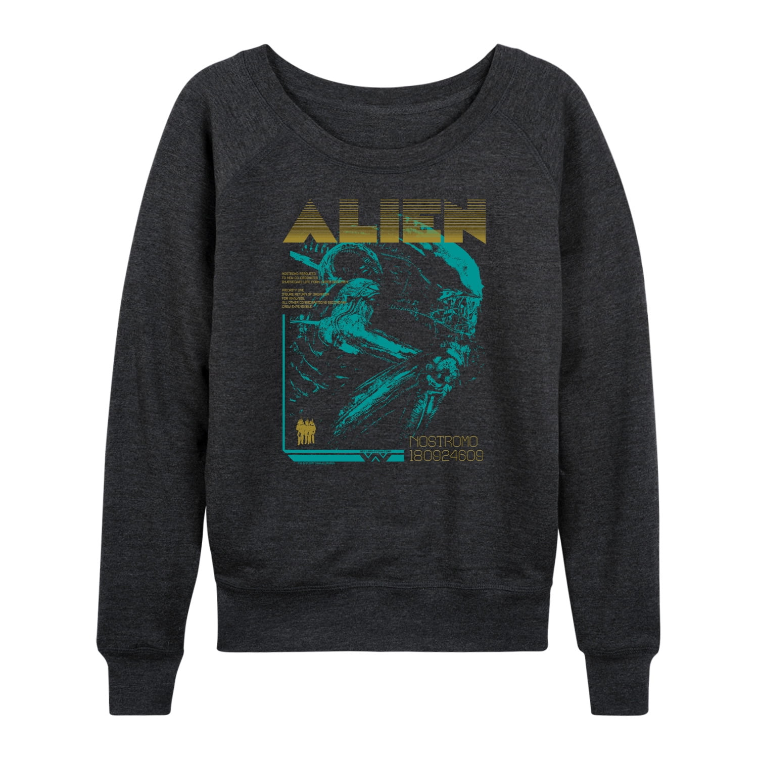 Alien - Specimen - Women's French Terry Long Sleeve Pullover - Walmart.com