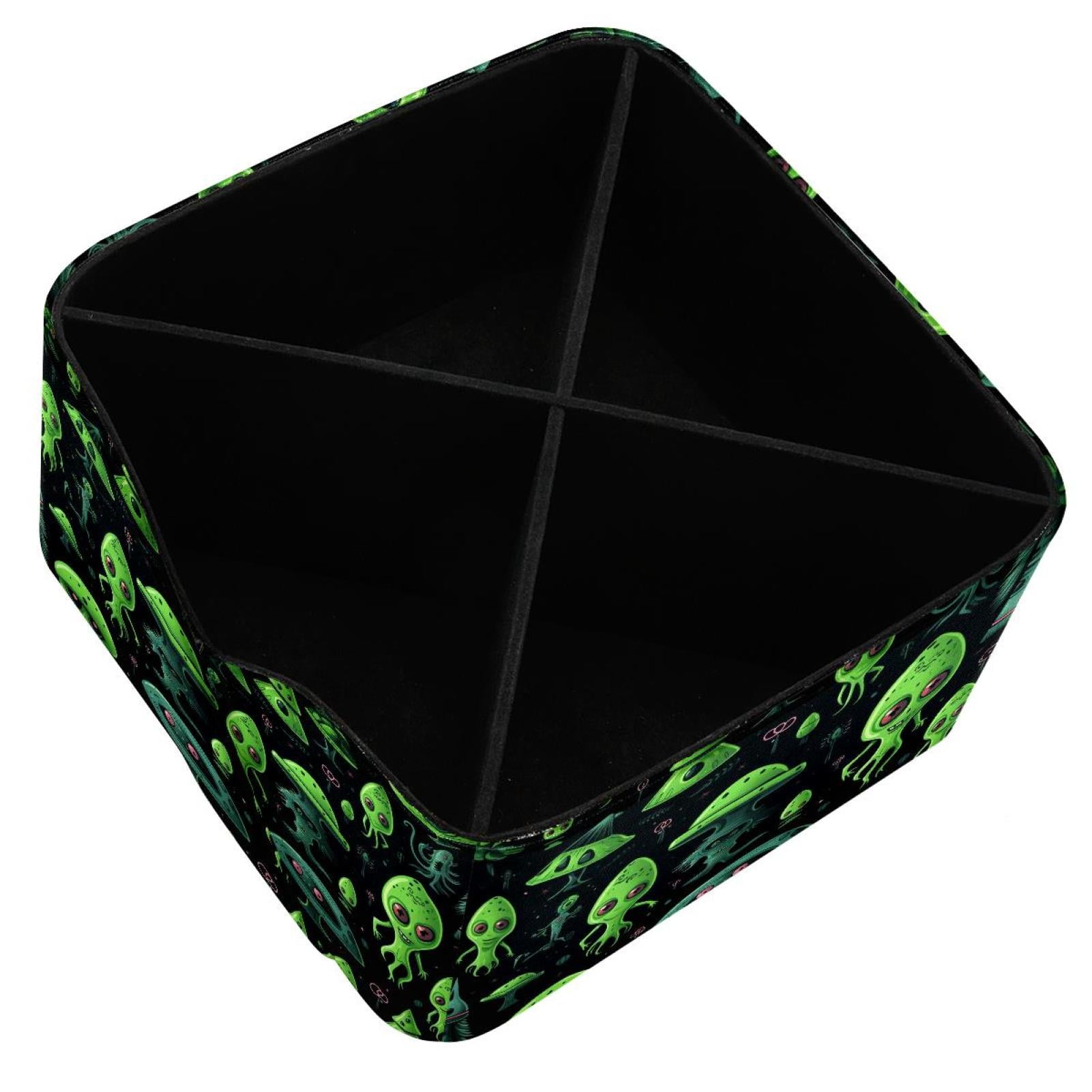 Alien Square Pencil Organizer Pen Case with Removable Dividers - 4 ...