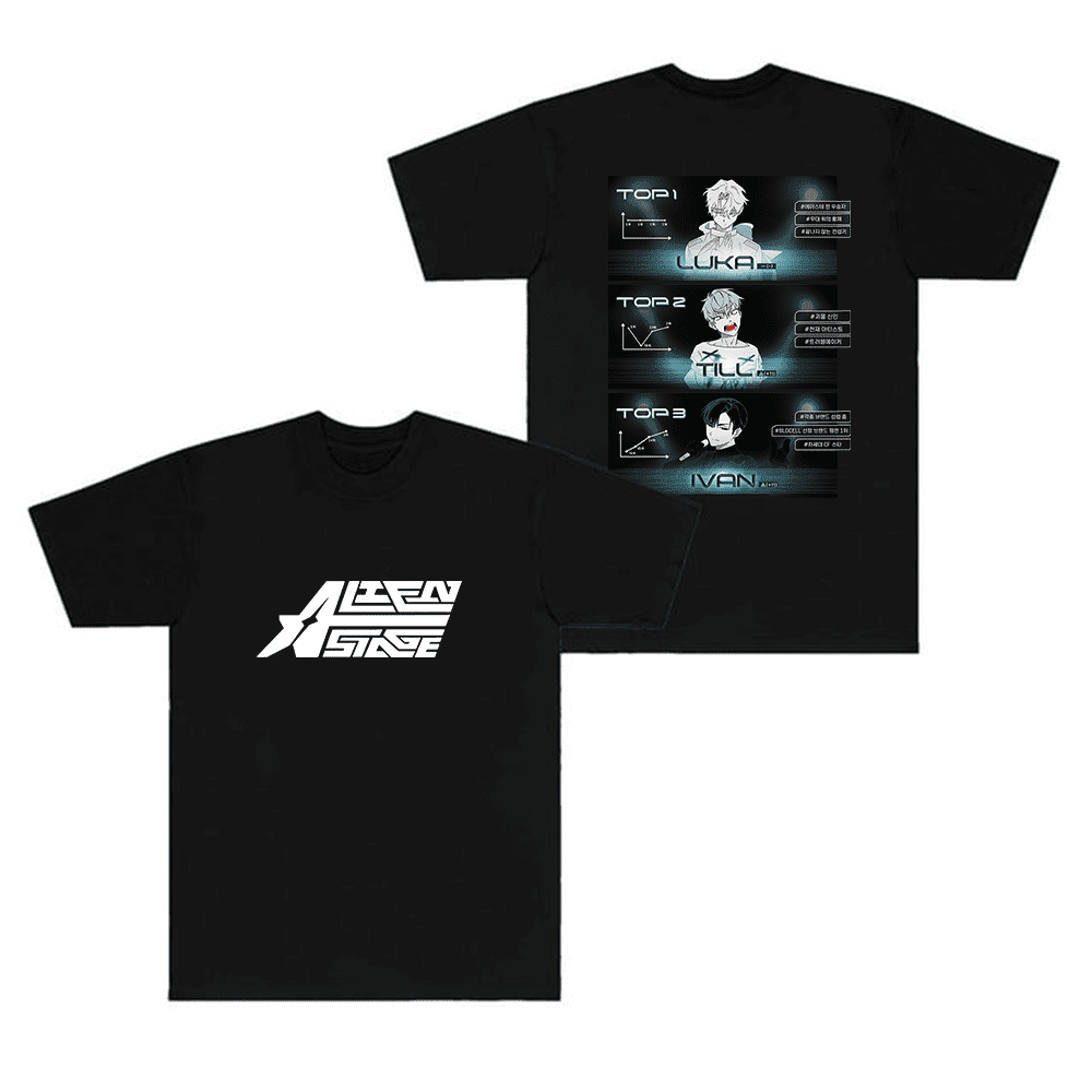 Alien Stage ALNST Merch T-Shirt Short Sleeve T Shirts Harajuku Music ...
