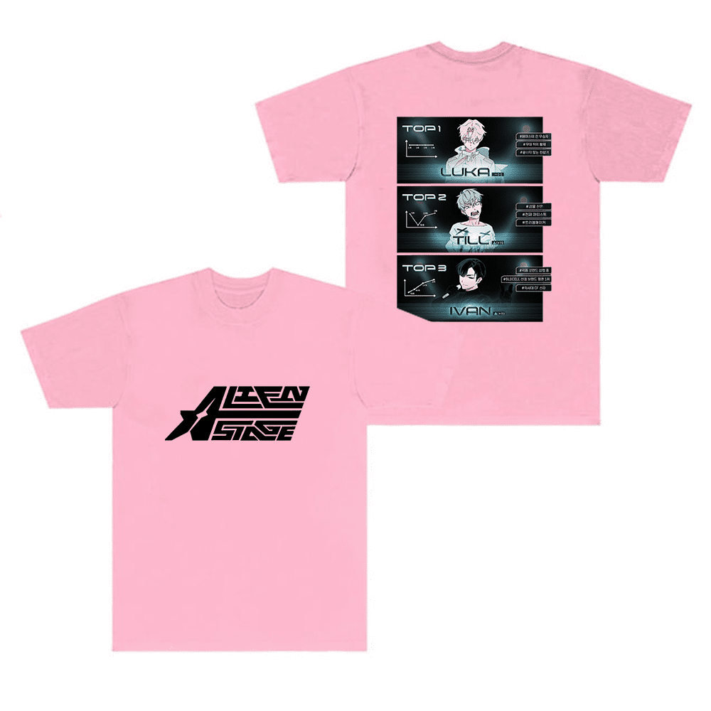 Alien Stage ALNST Merch T-Shirt Short Sleeve T Shirts Harajuku Music ...