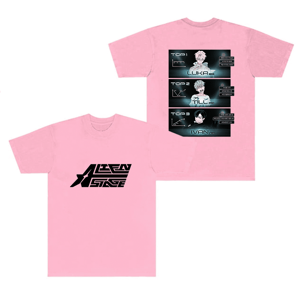 Alien Stage ALNST Merch T-Shirt Short Sleeve T Shirts Harajuku Music ...