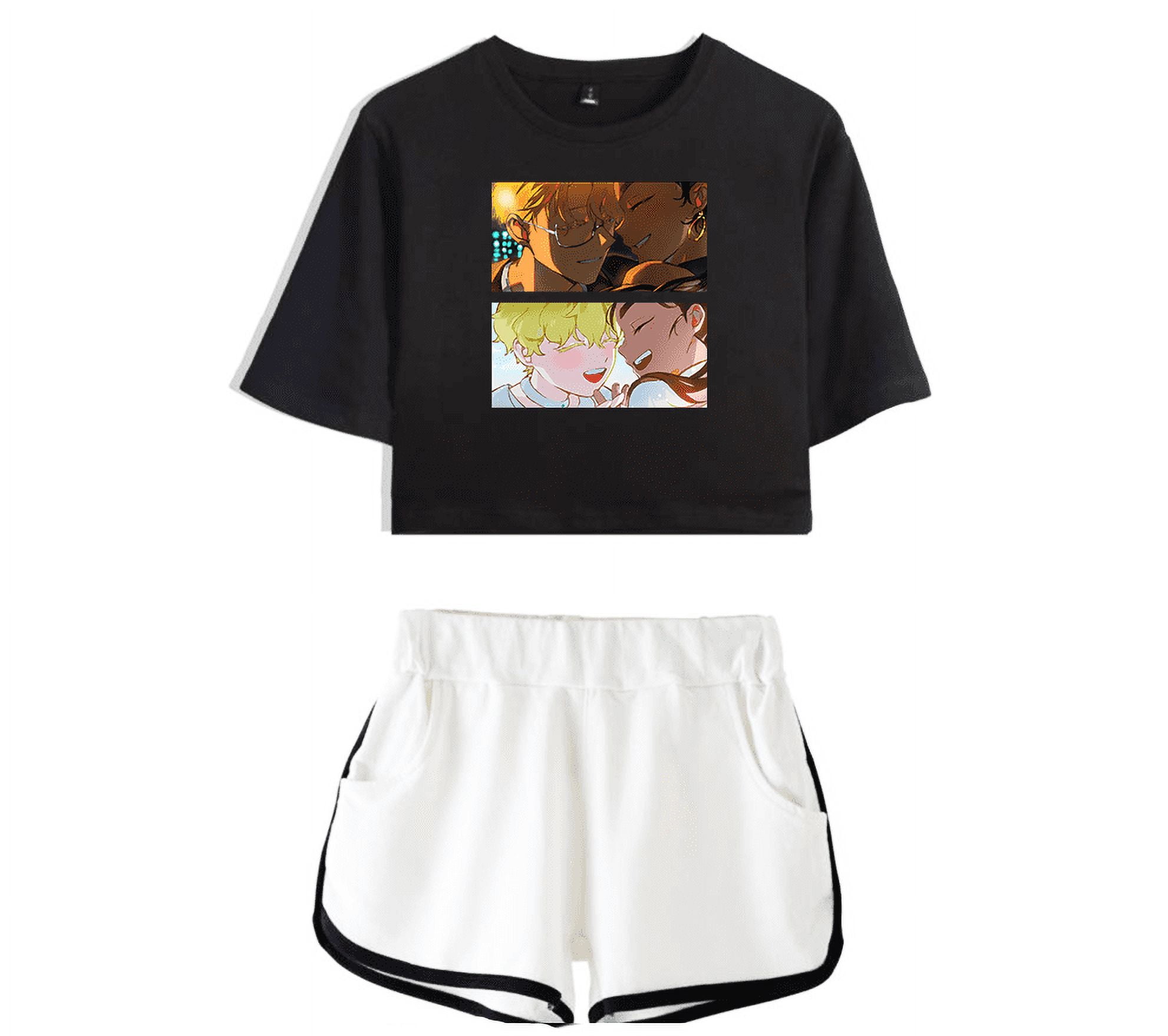 Alien Stage Crop Tops Shorts Luka Hyuna Music Top Short Sleeve Top ...