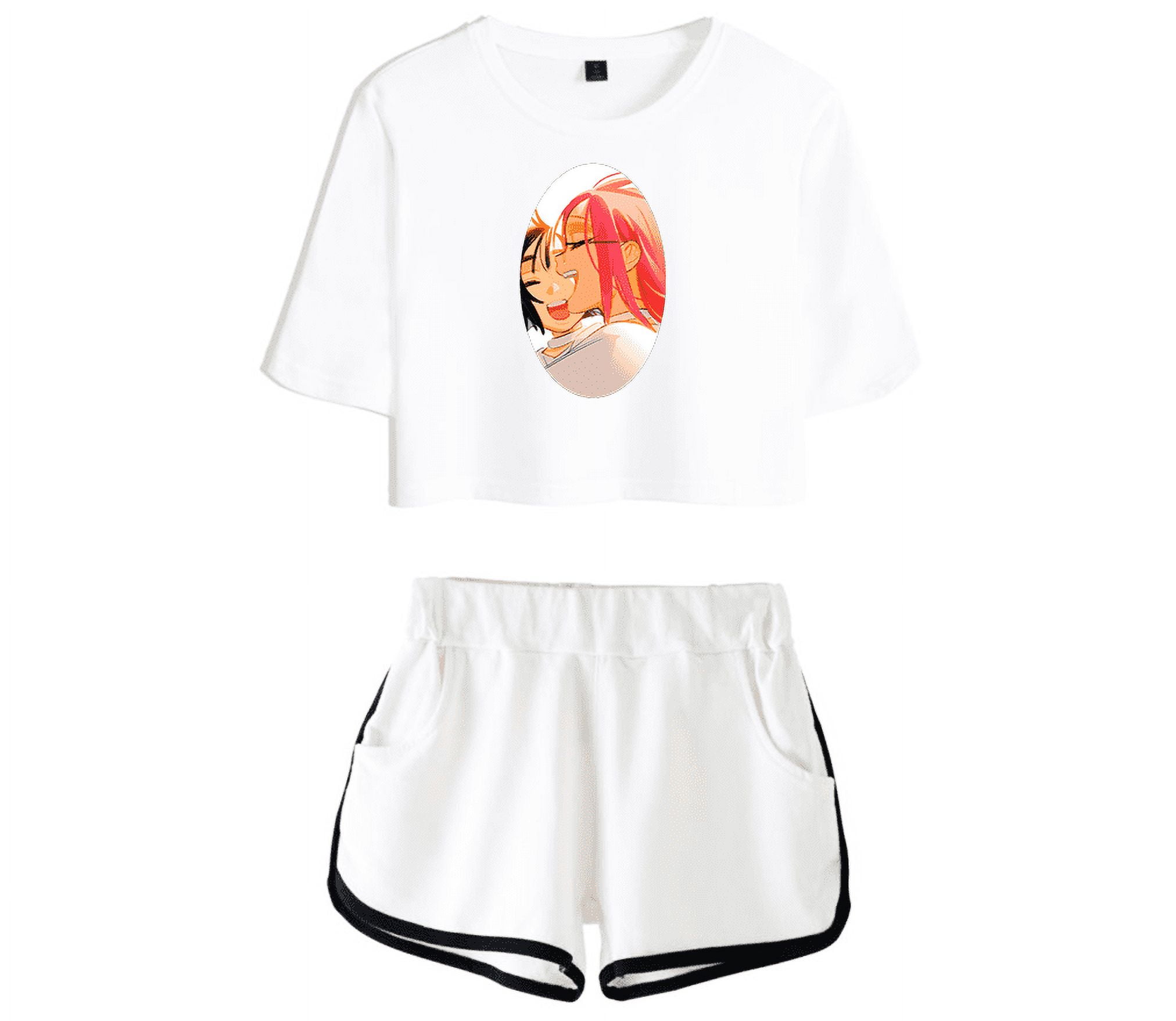 Alien Stage Crop Tops Shorts Mizi Sua Korean Music Short Sleeves Top ...