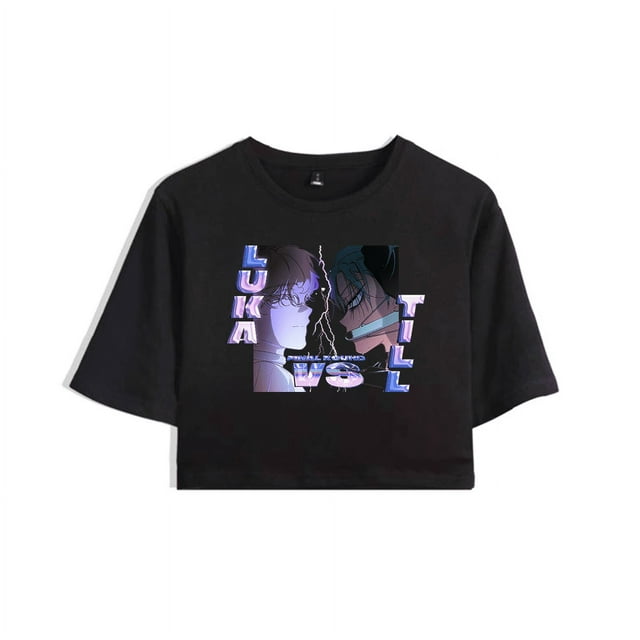 Alien Stage Merch Crop Top ALNST Luka Till Final Round T-Shirt Summer ...