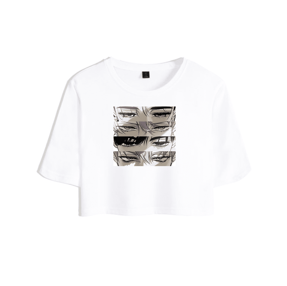 Alien Stage Merch Crop Top ALNST T-Shirt Eyes Poster Short Sleeve For ...