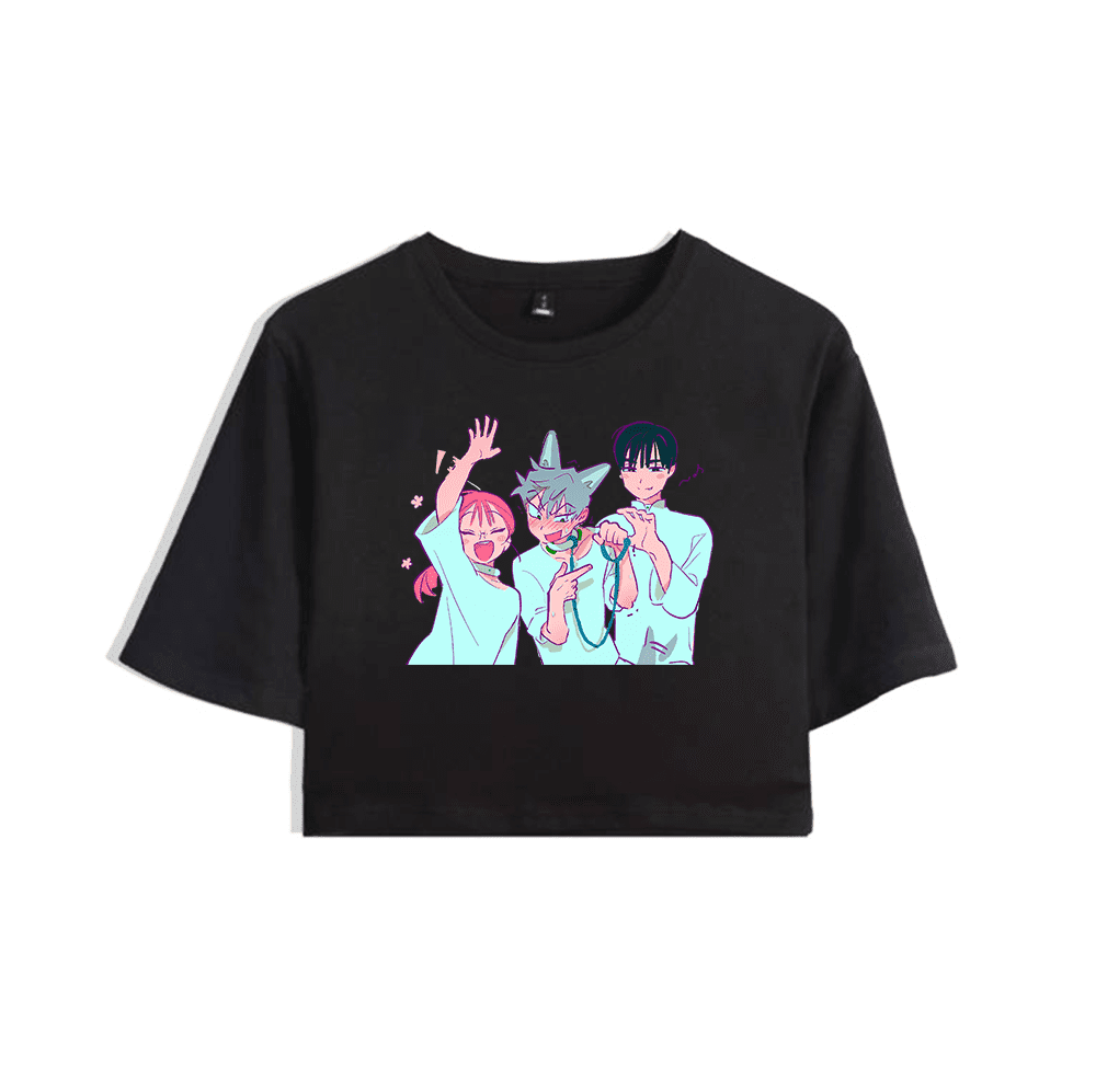 Alien Stage Merch Crop Top T-Shirt RCute Graphic Printed Short Sleeve Girls Summer Tops ...