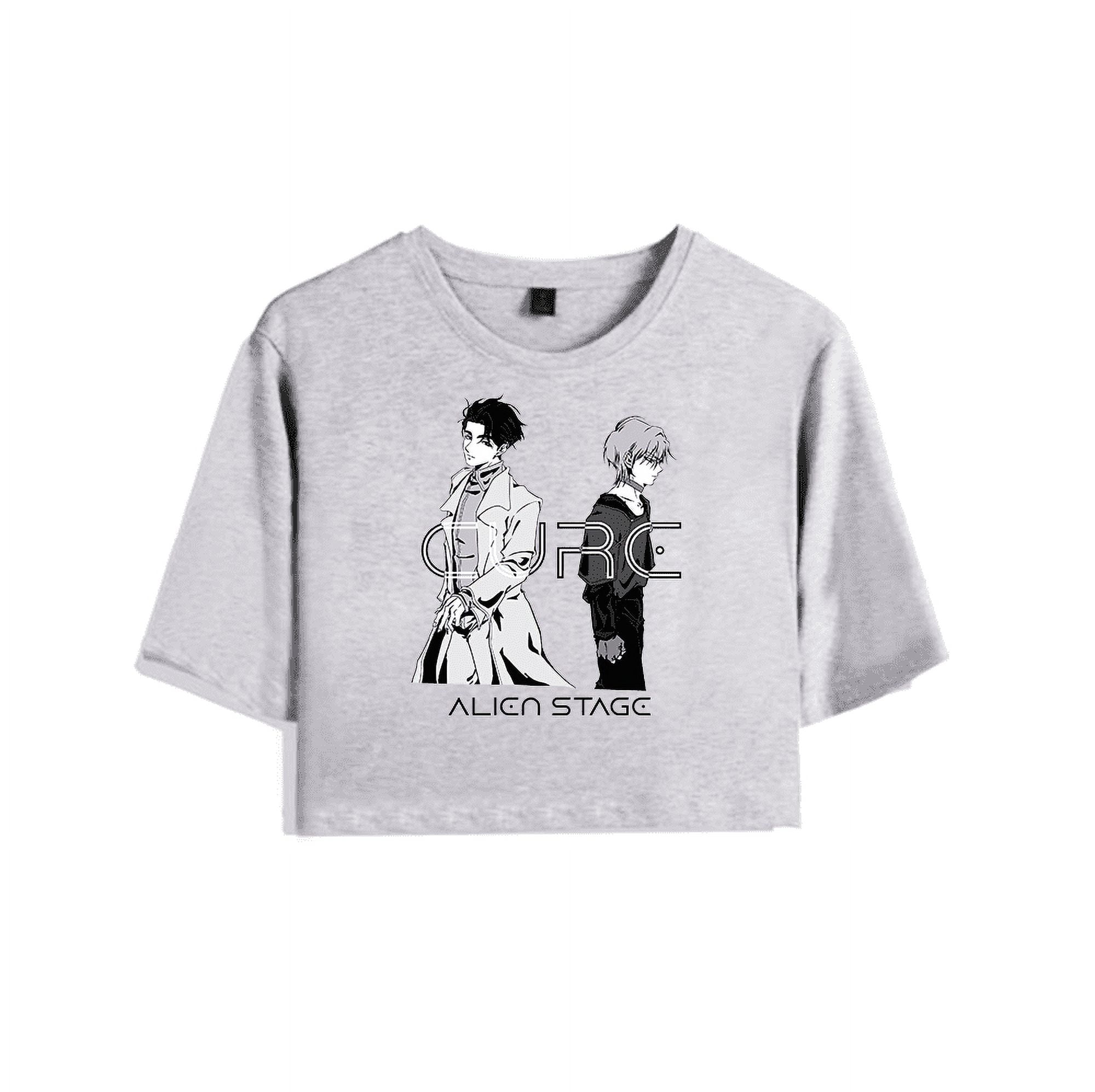 Alien Stage Merch Crop Top T-Shirt Round 6 Ivan Till Battle Cure Short ...