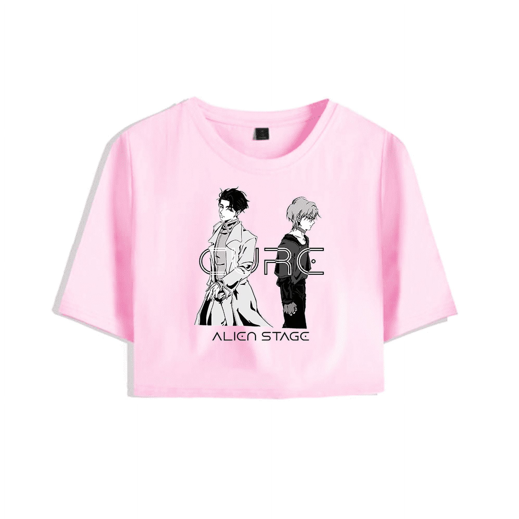Alien Stage Merch Crop Top T-Shirt Round 6 Ivan Till Battle Cure Short ...