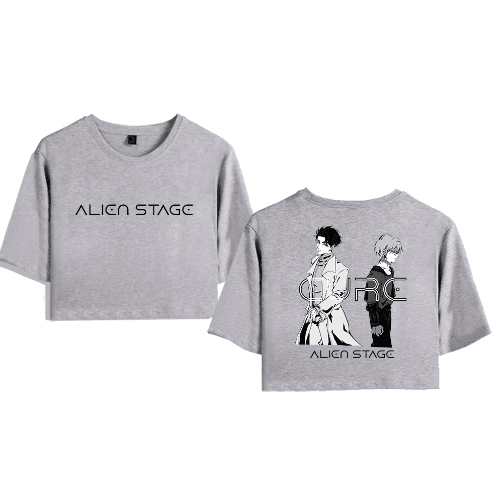 Alien Stage Merch Crop Top T-Shirt Round 6 Ivan Till Battle Cure Short ...