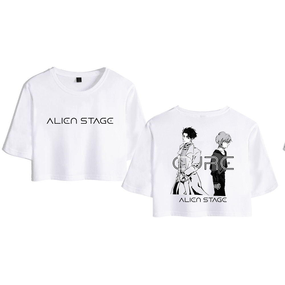 Alien Stage Merch Crop Top T-Shirt Round 6 Ivan Till Battle Cure Short ...