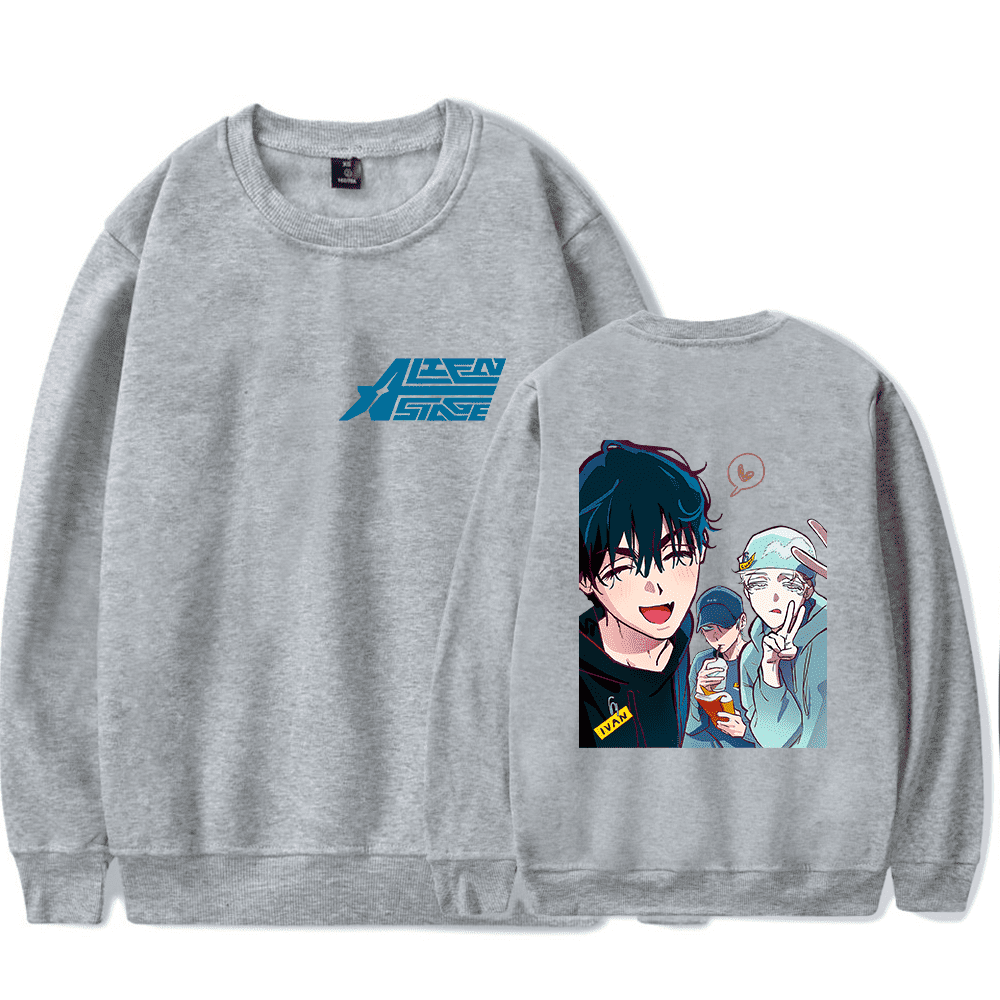 Alien Stage Merch Sweatshirt ALNST Casual Long Sleeve Hooded Pullover ...