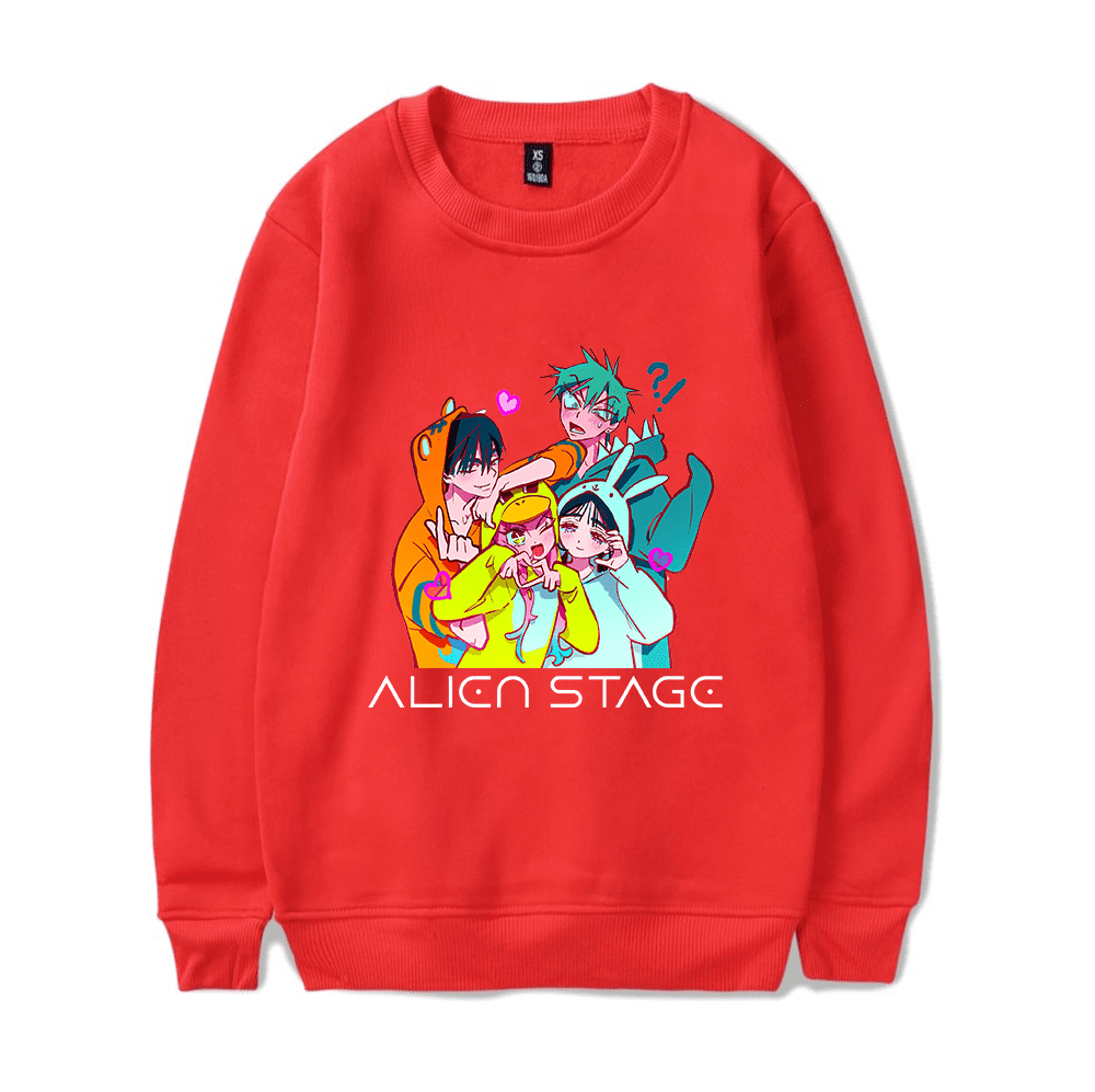 Alien Stage Merch Sweatshirt ALNST Casual Printed Long Sleese Harajuku ...