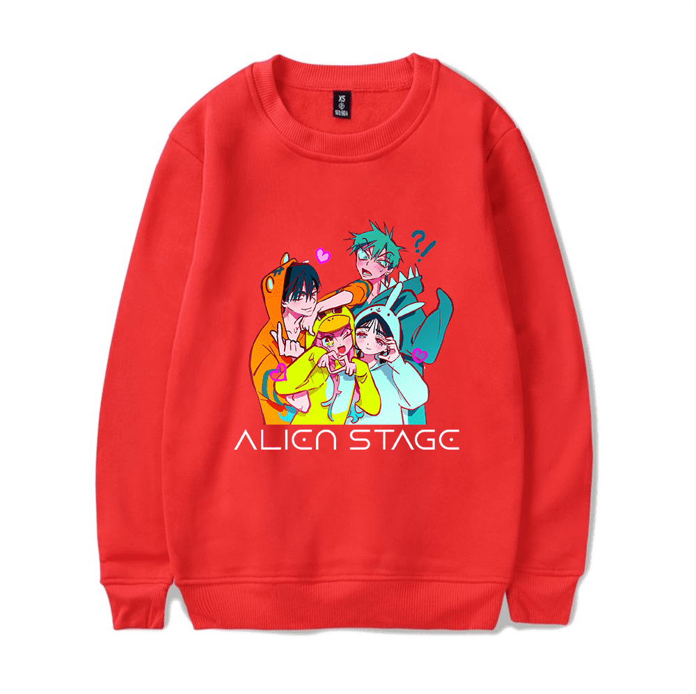 Alien Stage Merch Sweatshirt ALNST Casual Printed Long Sleese Harajuku ...