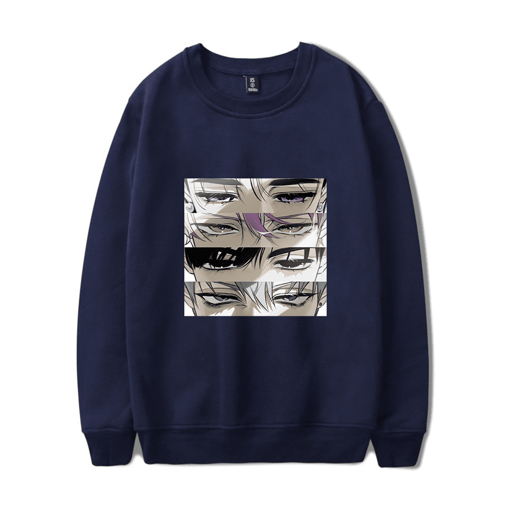 Alien Stage Merch Sweatshirt ALNST EYES Printed Long Sleese Harajuku ...