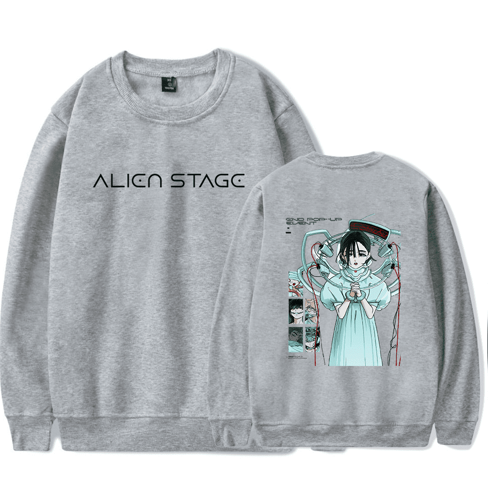 Alien Stage Merch Sweatshirt ALNST Pop Up Love Long Sleese Harajuku ...