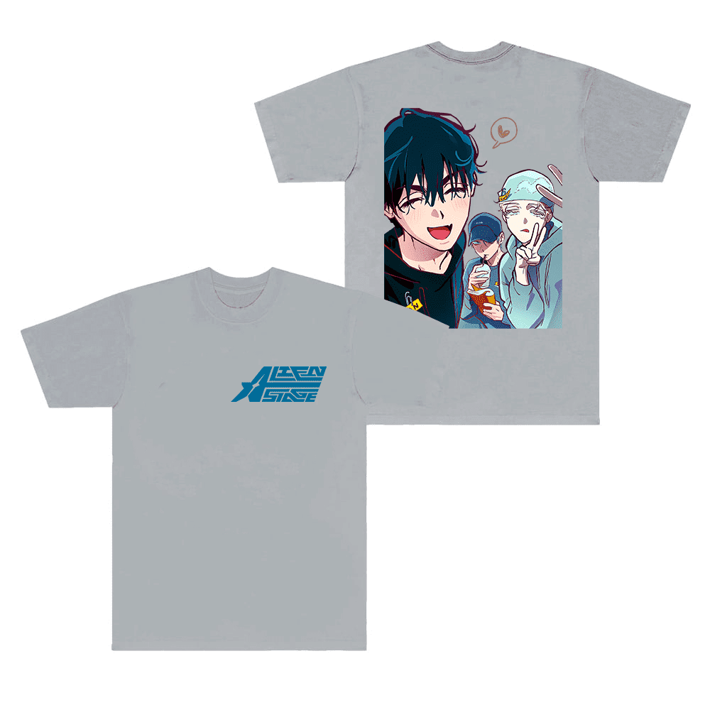 Alien Stage Merch T-Shirt ALNST Luka Short Sleeve Anime T Shirts Hooded ...