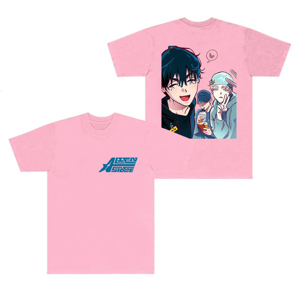 Alien Stage Merch T-Shirt ALNST Luka Short Sleeve Anime T Shirts Hooded ...