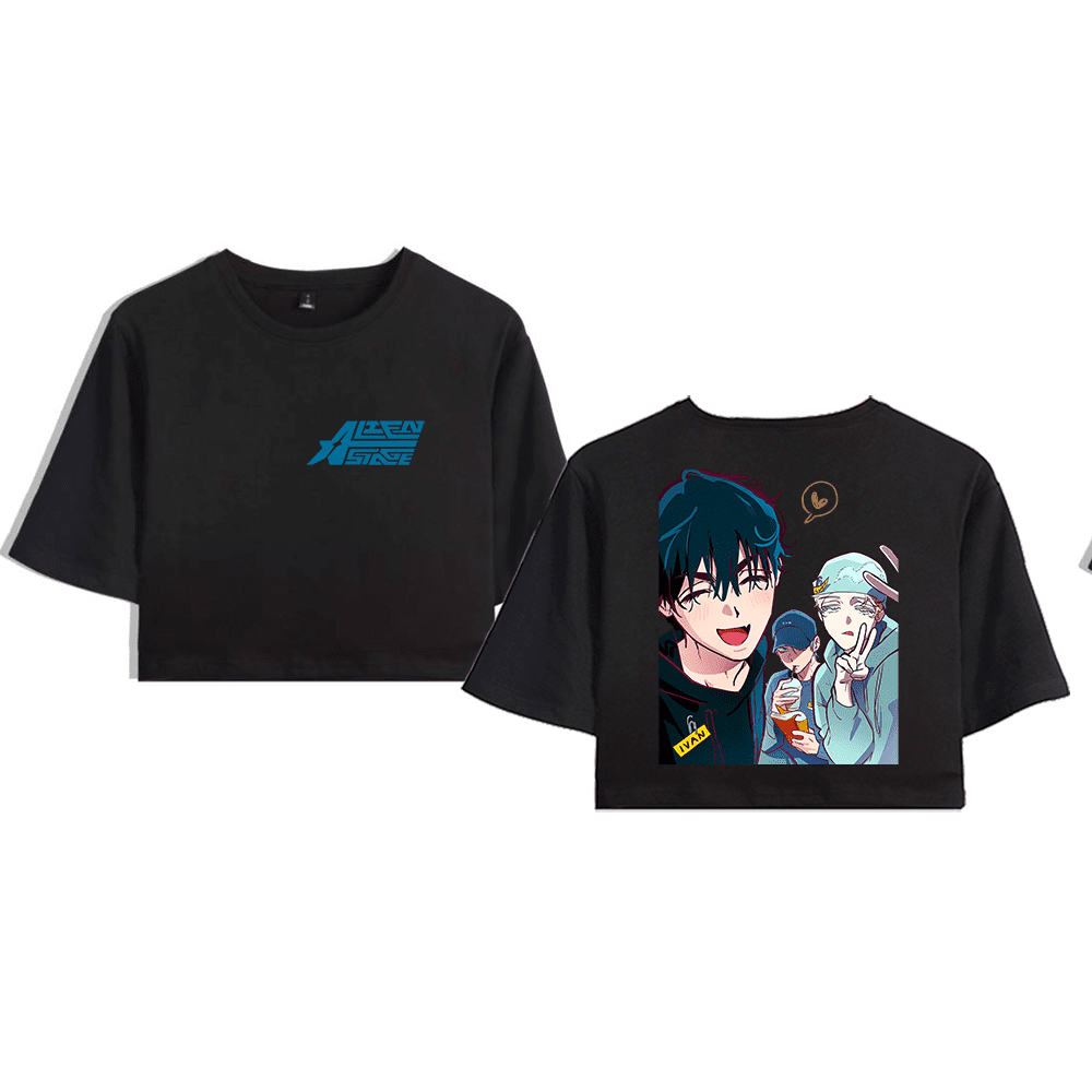 Alien Stage Poster Printed Merch Crop Top ALNST T-Shirt Summer Tops For ...