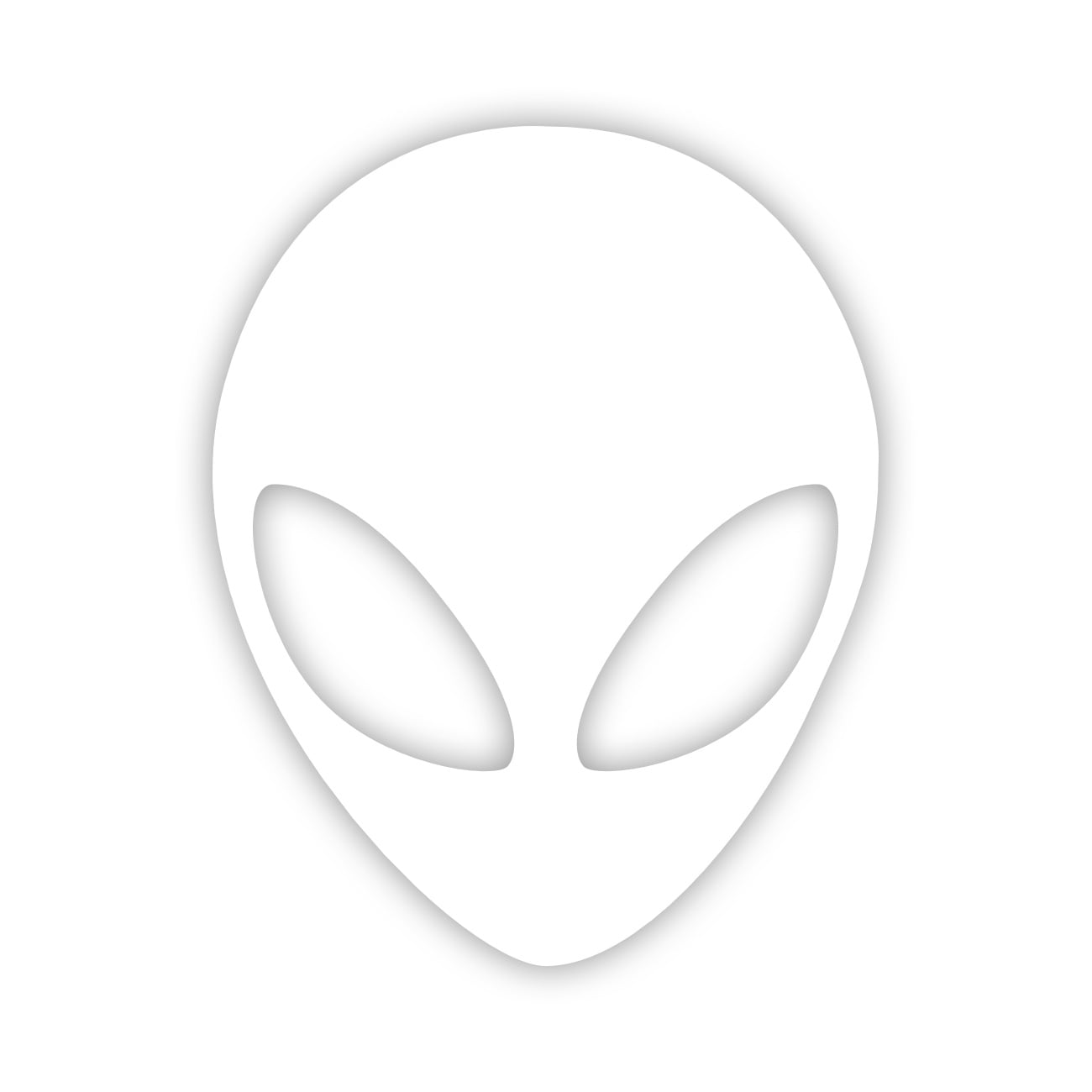 Alien Sticker Decal Die Cut - Self Adhesive Vinyl - Weatherproof - Made ...