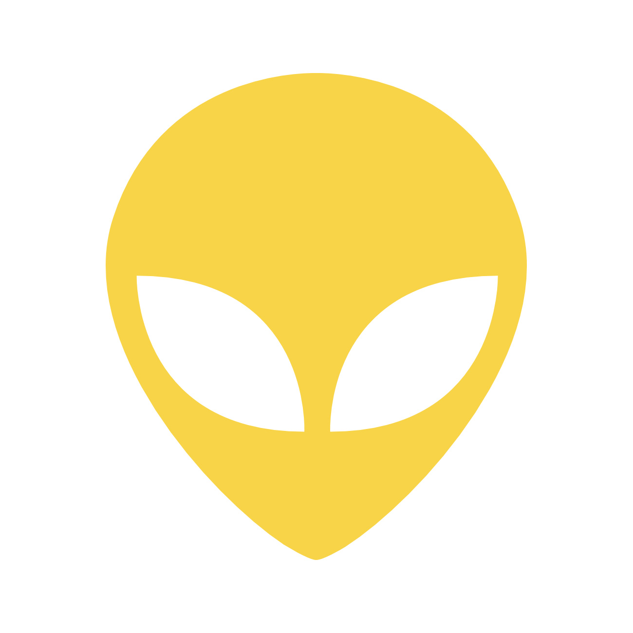 Alien Sticker Decal Die Cut - Self Adhesive Vinyl - Weatherproof - Made ...