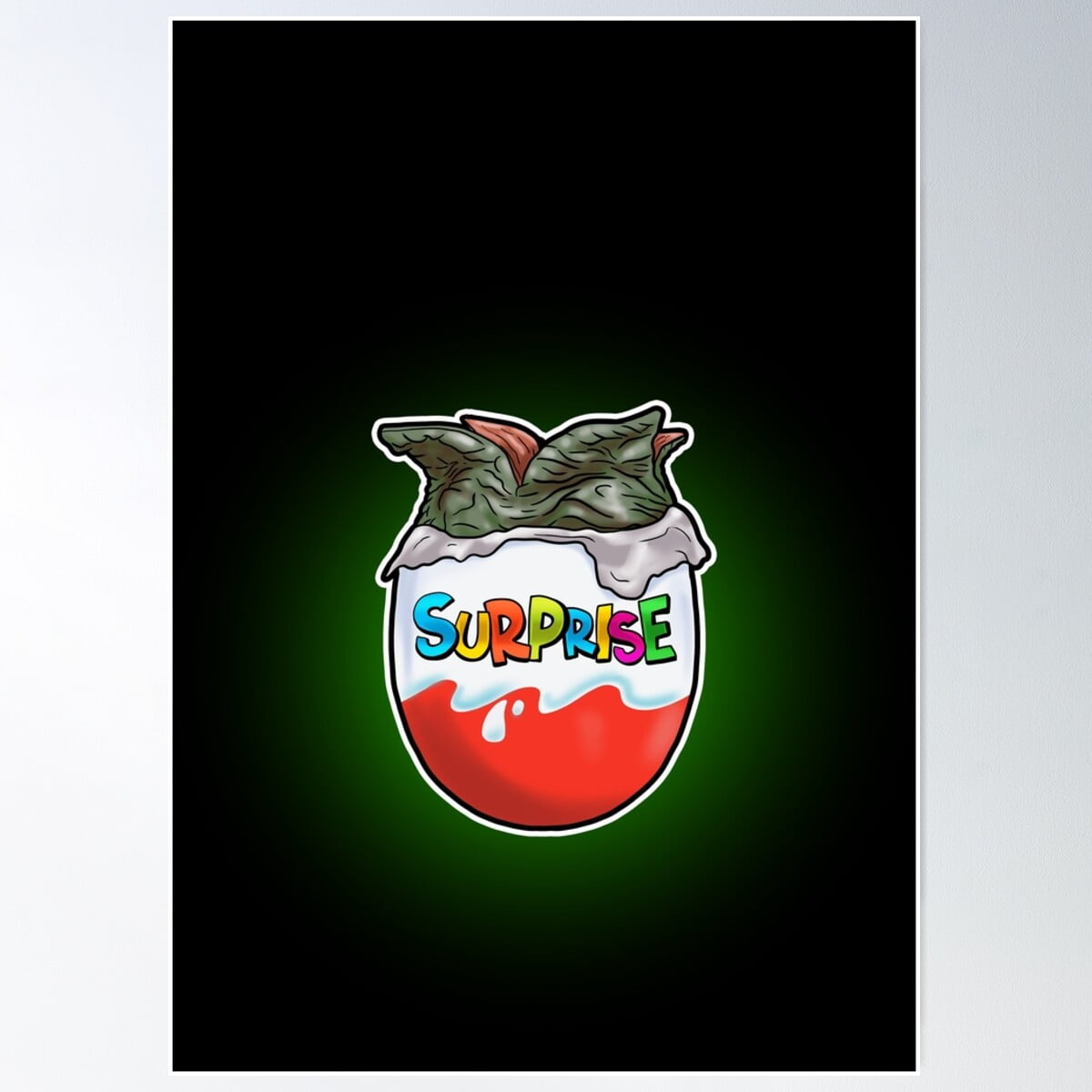 Alien Surprise Egg Poster Wall Art, Modern Wall Decor For Living Room ...