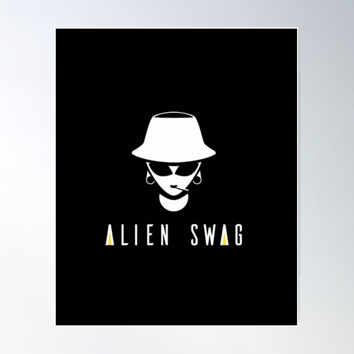 Alien Swag Poster Wall Art, Modern Wall Decor For Living Room Bedroom ...