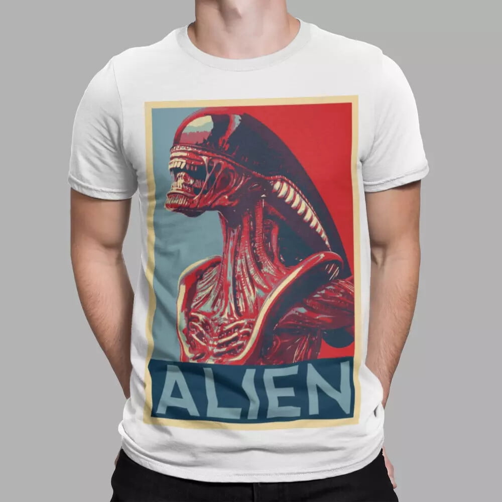 Alien T-Shirt, Mens Xenomorph Nostromo Movie Movie Film 70s 80s SCi FI ...