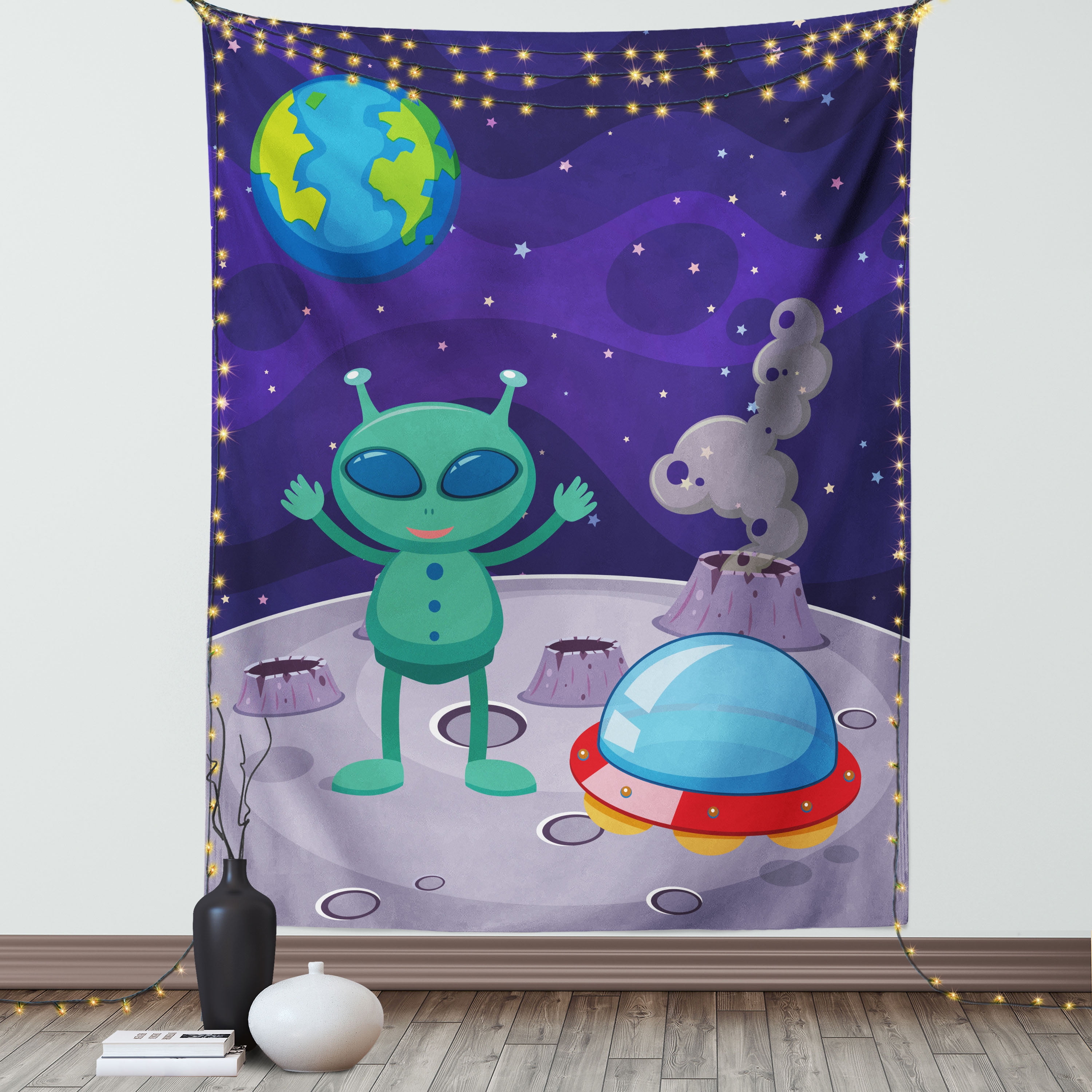Alien Tapestry, Cartoon Interpretation of a Mysterious Vertical Space ...