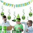 Alien Theme Birthday Party Decoration Kit Alien Birthday Banner ...