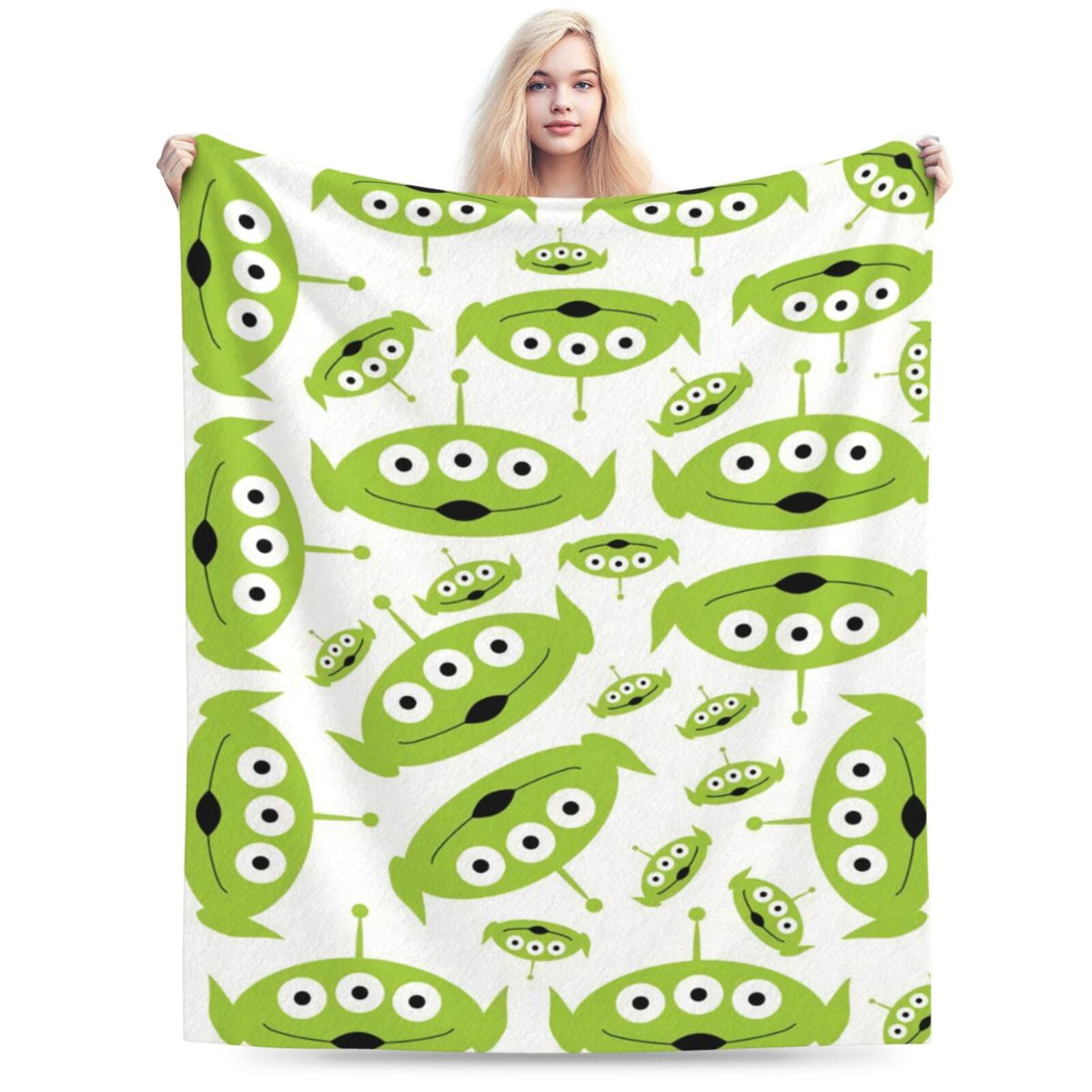 Alien Throw Blanket Soft Lightweight Cozy Plush Flannel Bed Blanket ...